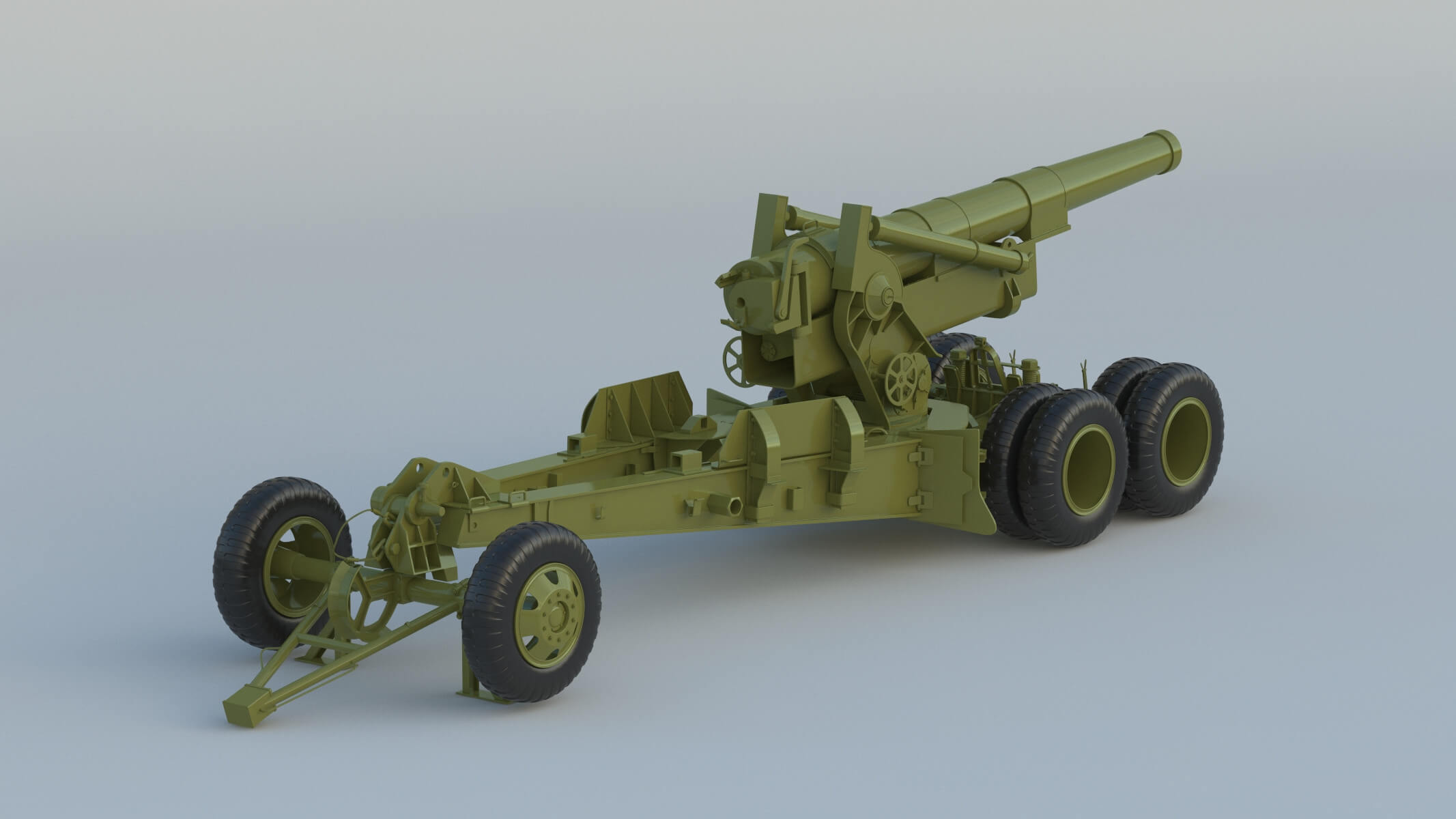 M115 Howitzer - 3D Model by frezzy