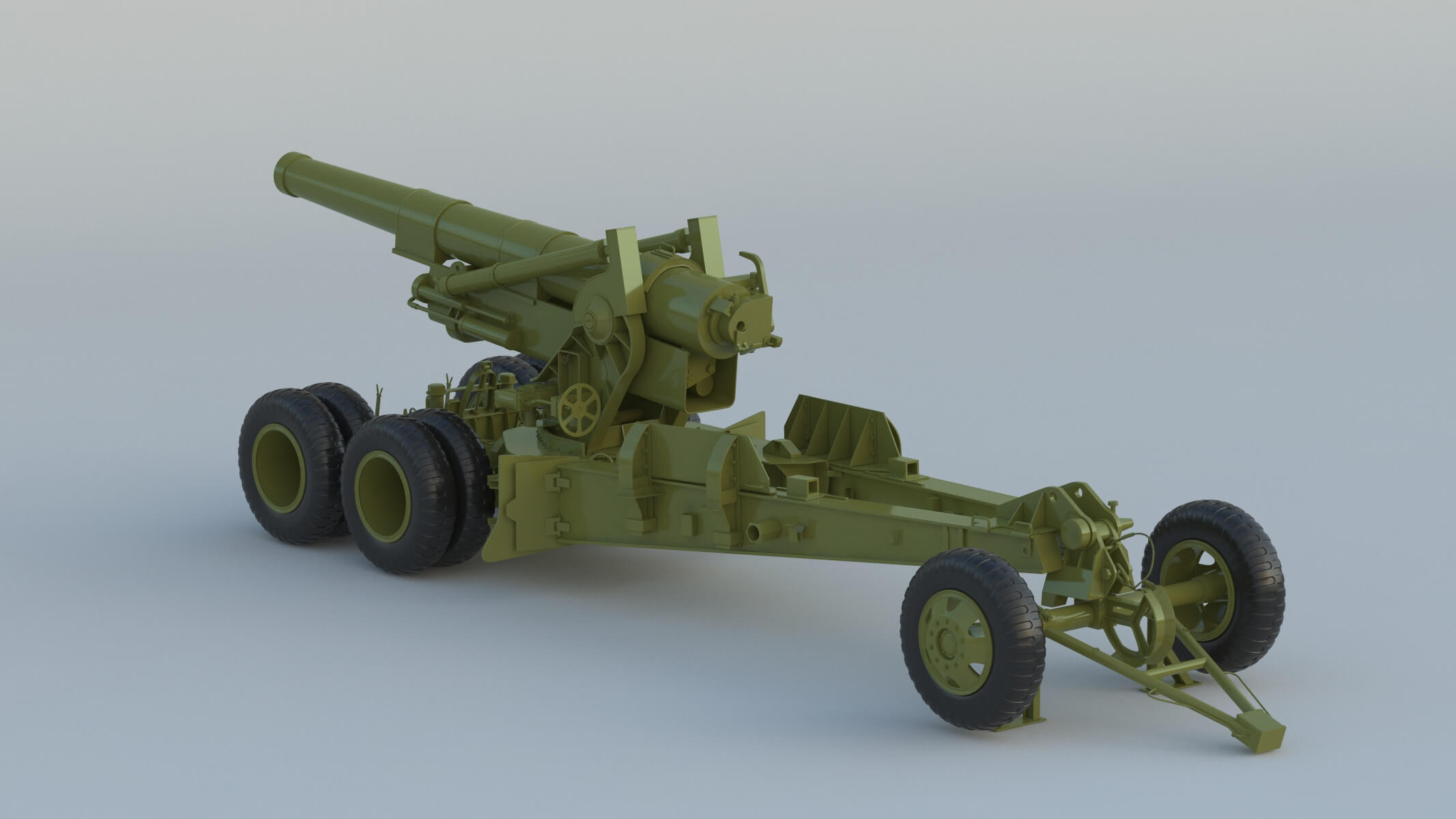 M115 Howitzer - 3D Model by frezzy