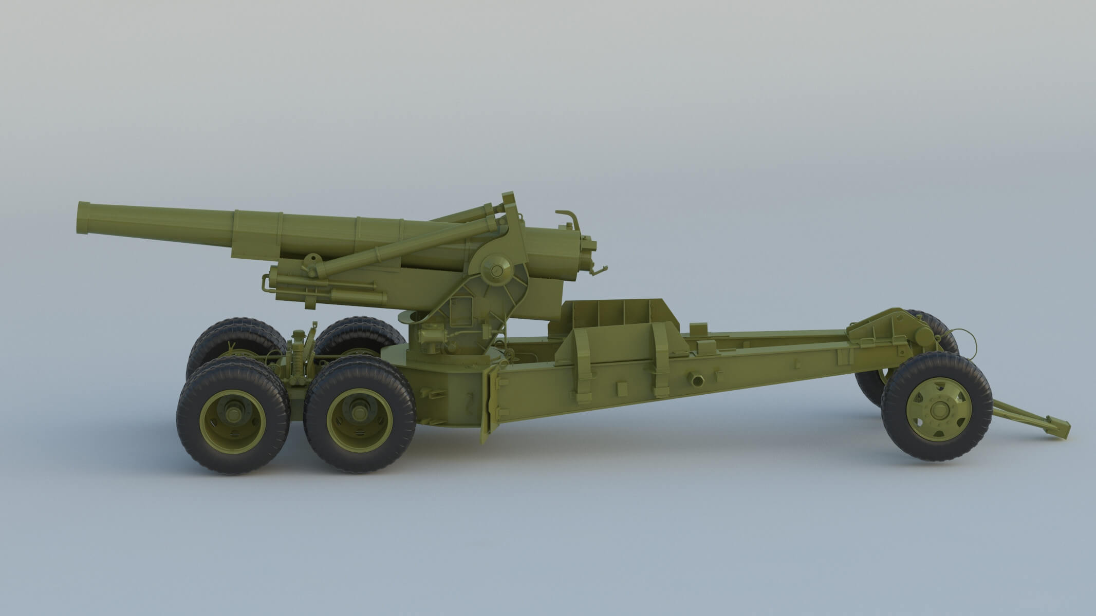 M115 Howitzer - 3D Model by frezzy
