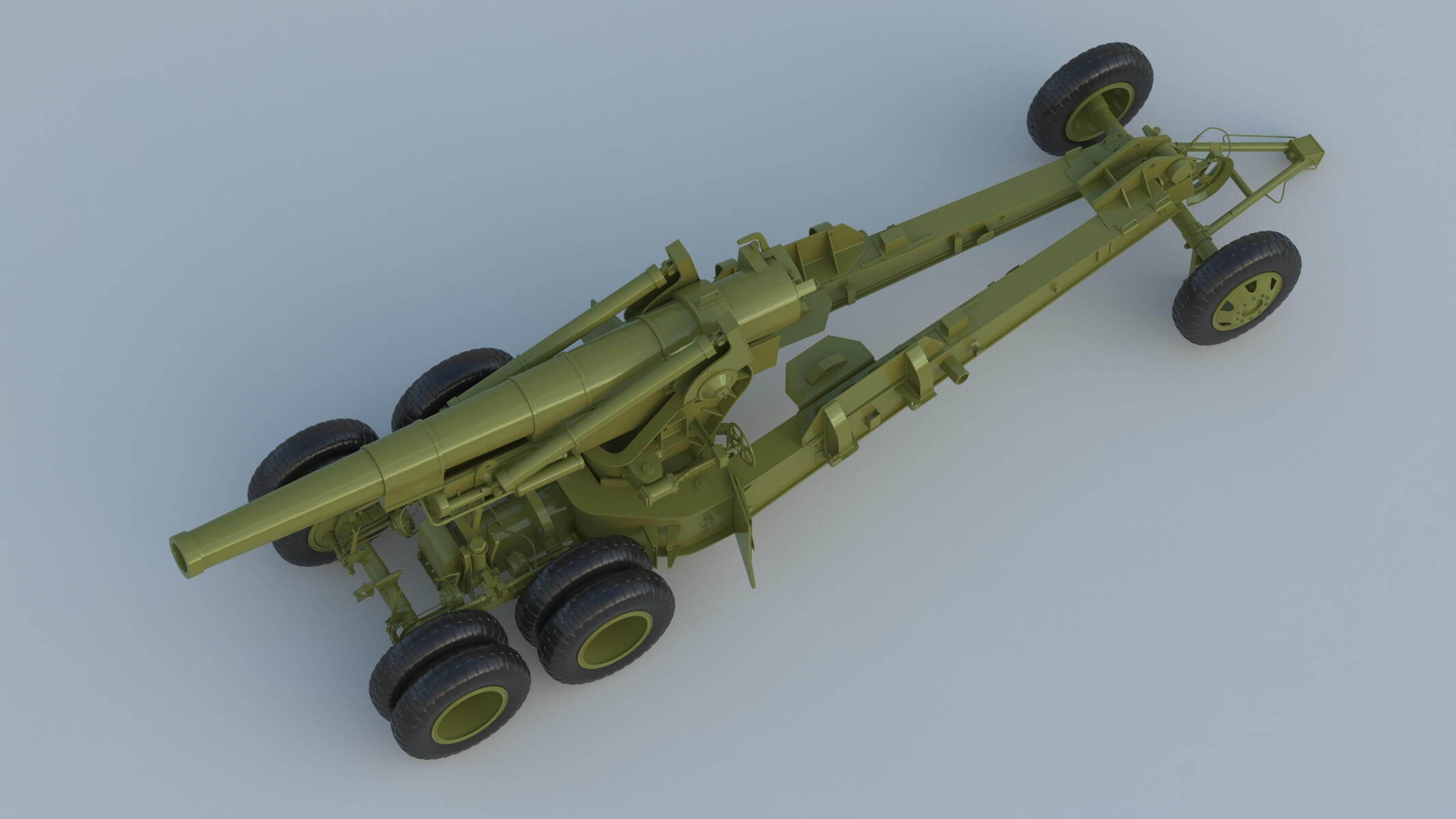M115 Howitzer - 3D Model by frezzy