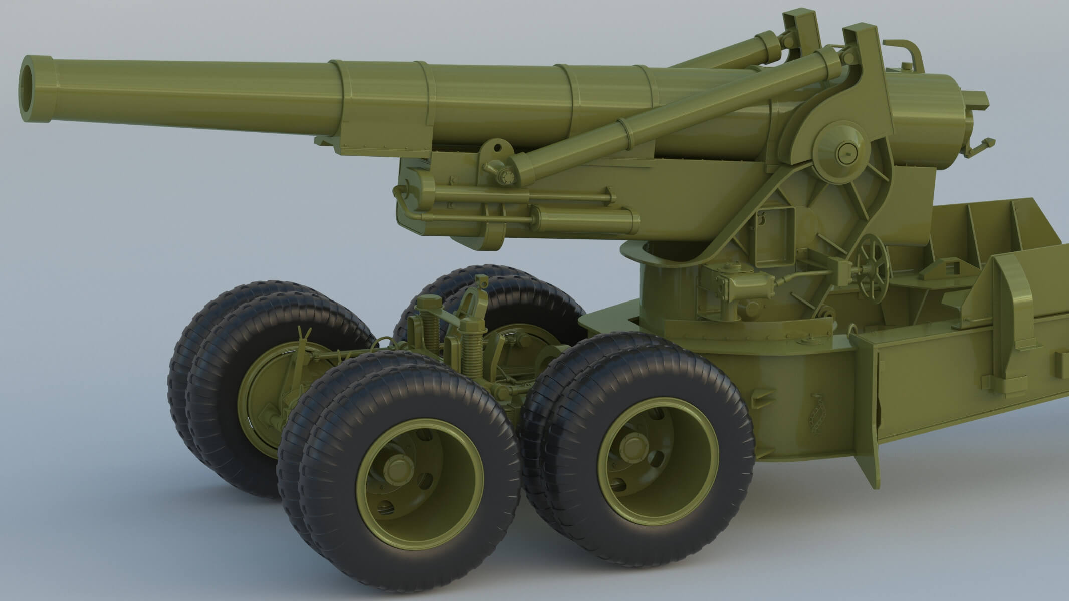 M115 Howitzer - 3D Model by frezzy
