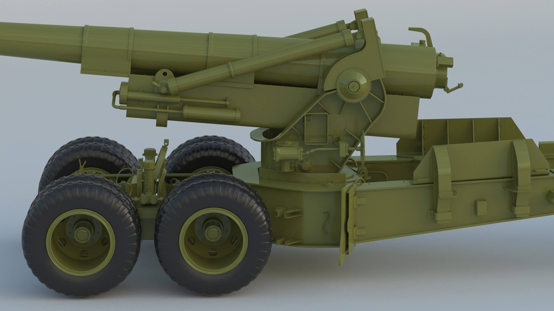 M115 Howitzer - 3D Model by frezzy