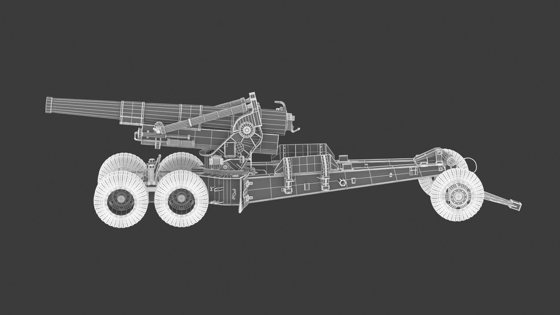 M115 Howitzer - 3D Model by frezzy