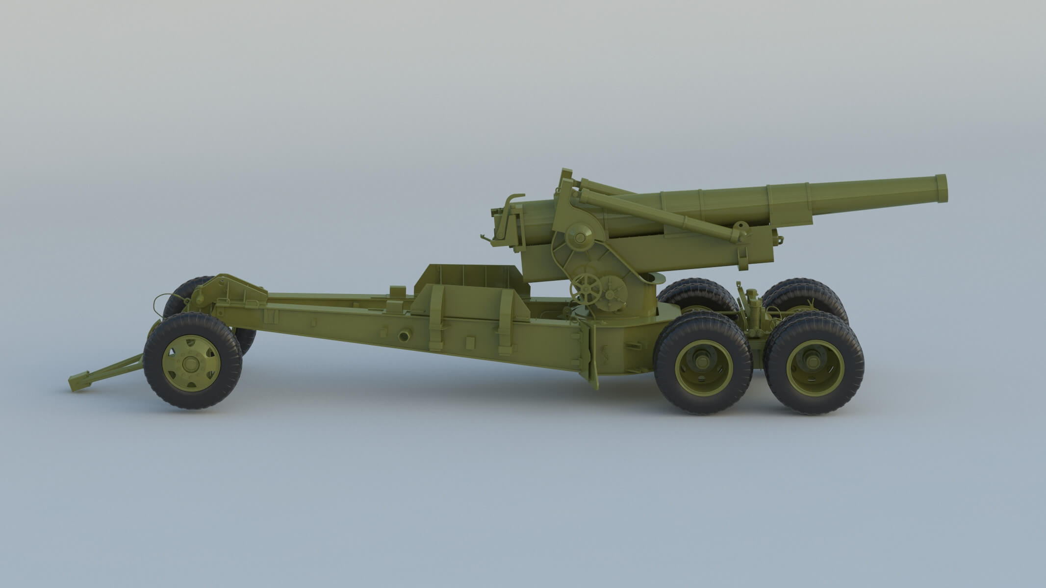 M115 Howitzer - 3D Model by frezzy