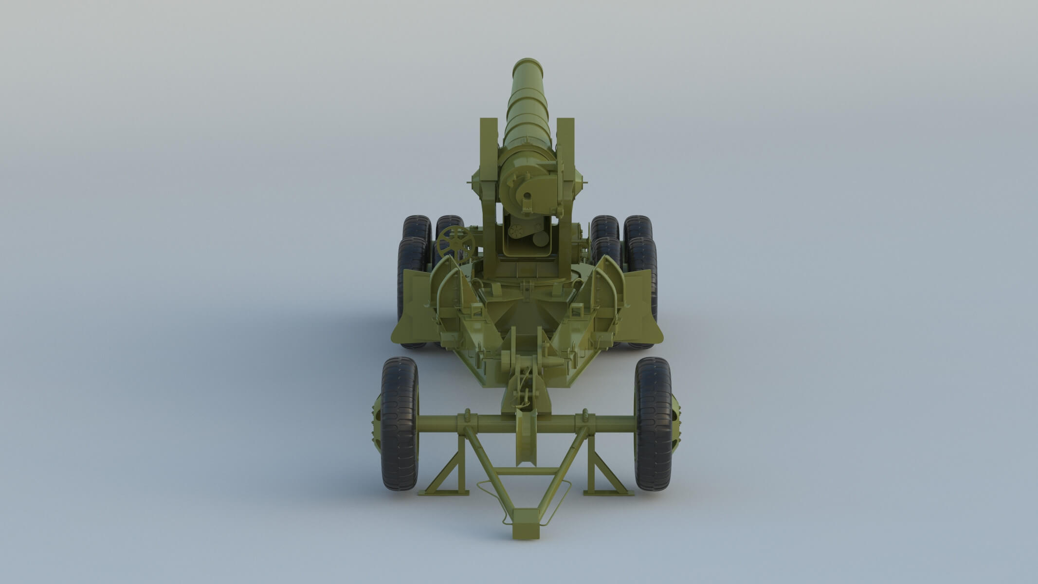 M115 Howitzer - 3D Model by frezzy