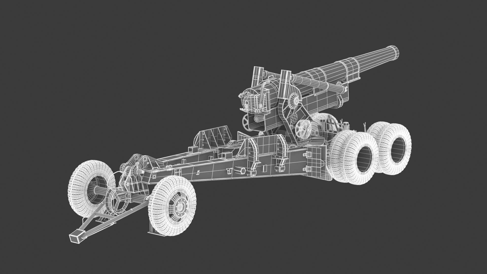 M115 Howitzer - 3D Model by frezzy