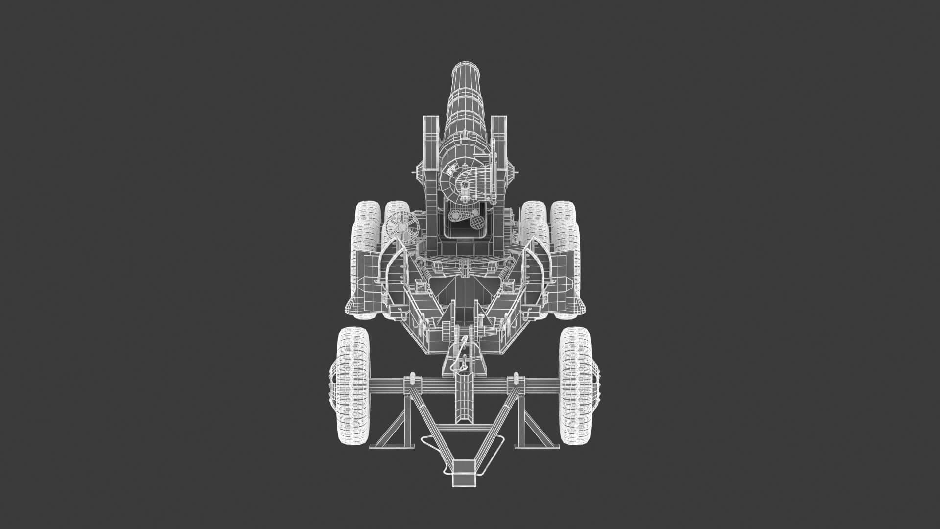 M115 Howitzer - 3D Model by frezzy