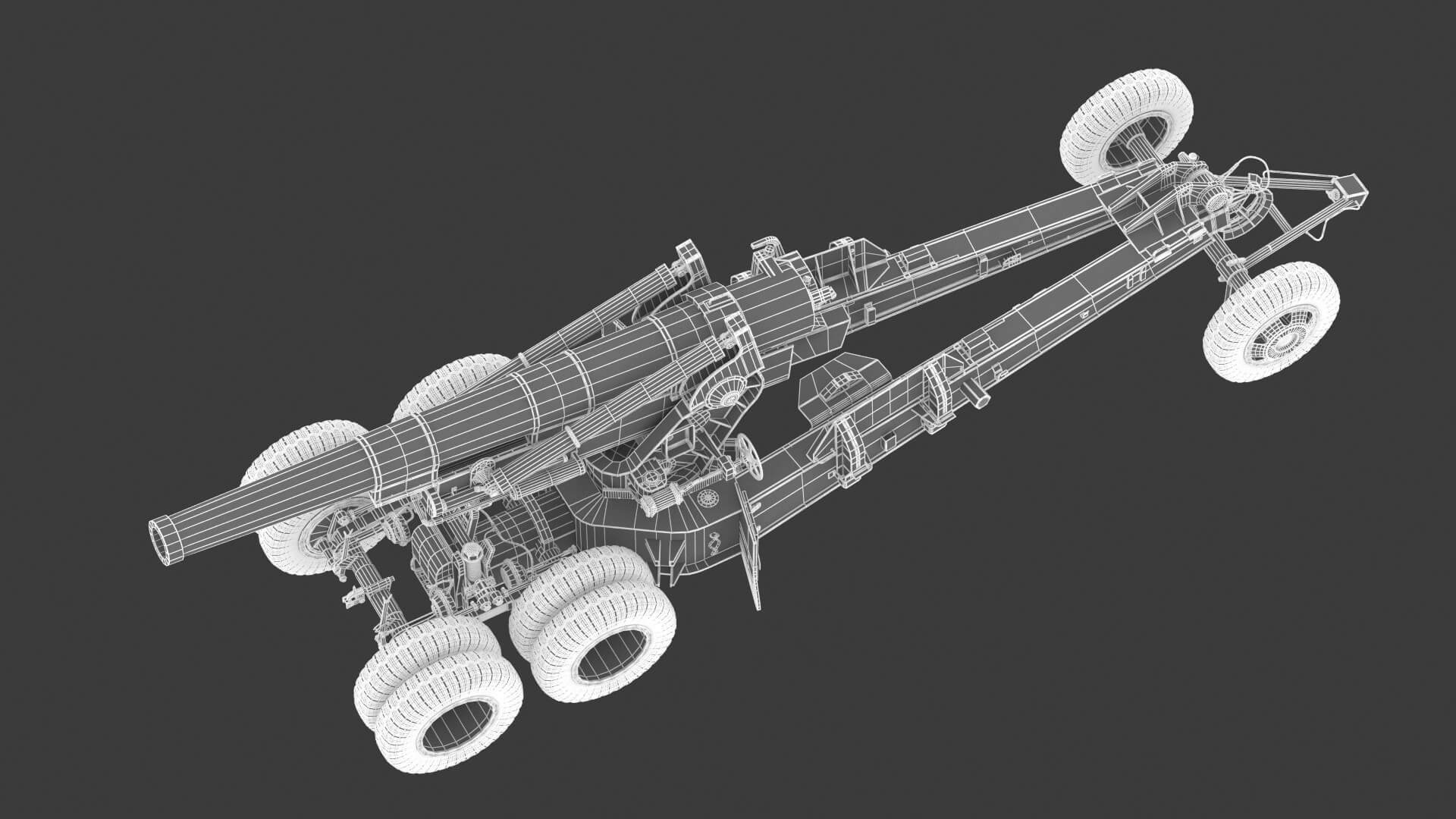 M115 Howitzer - 3D Model by frezzy