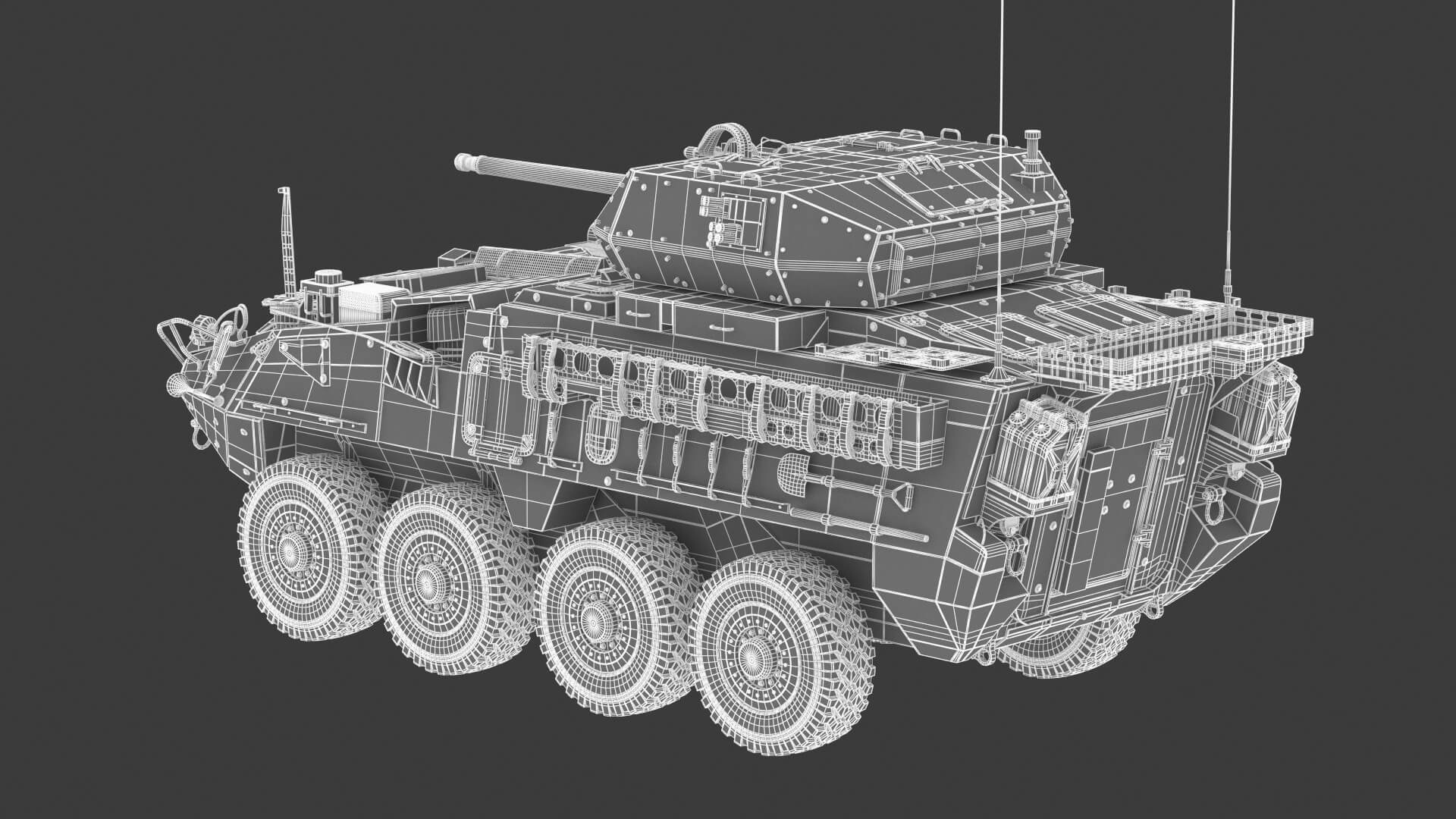 M1296 Dragoon - 3D Model by frezzy
