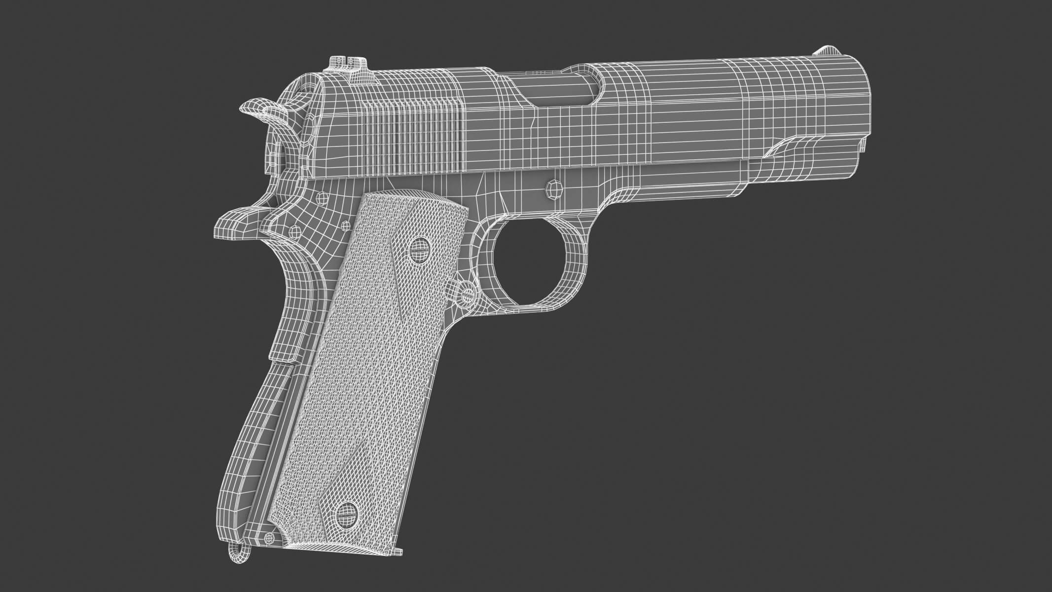 M1911 Pistol - 3D Model by frezzy