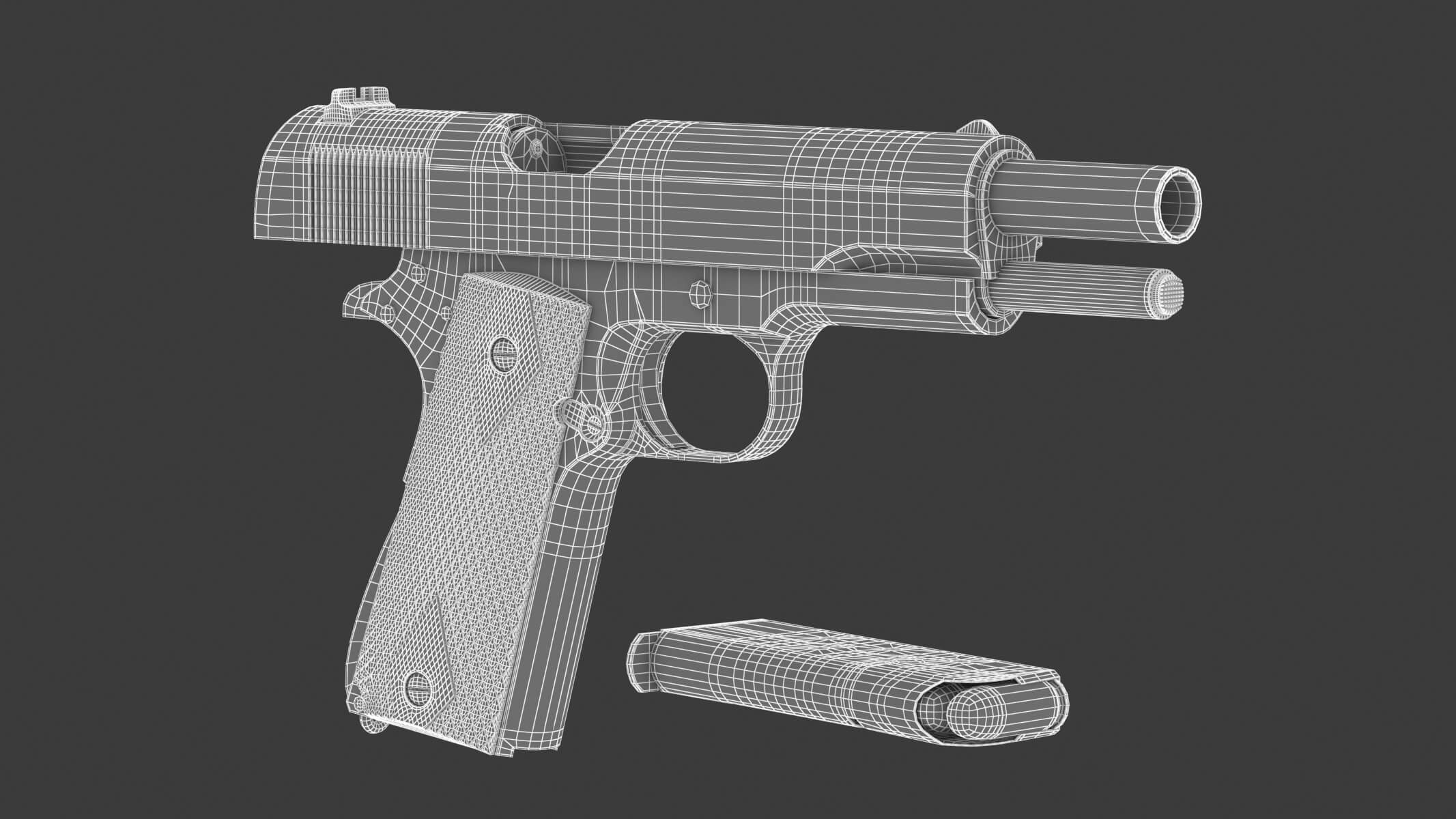 M1911 Pistol - 3D Model by frezzy