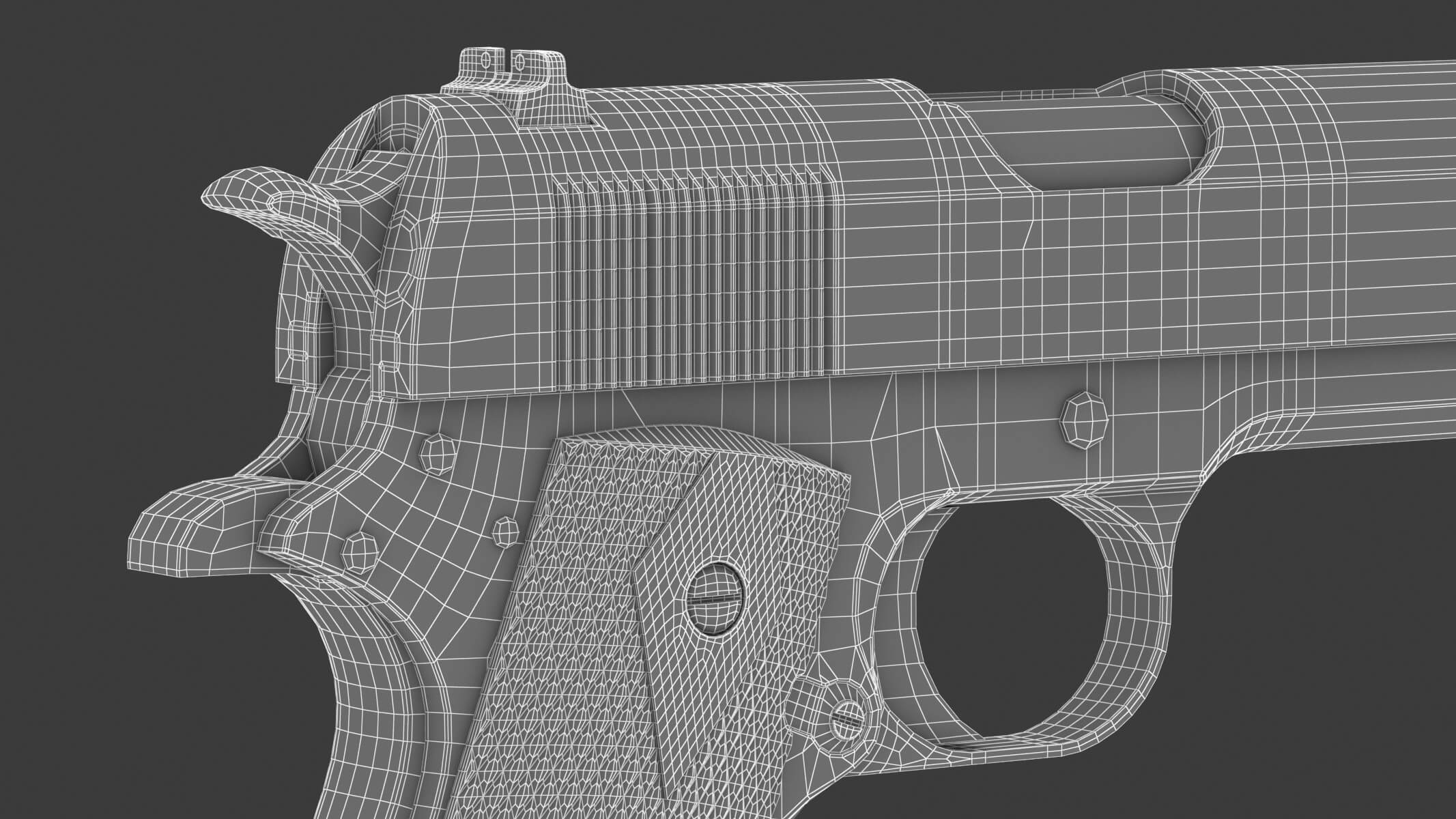 M1911 Pistol - 3D Model by frezzy