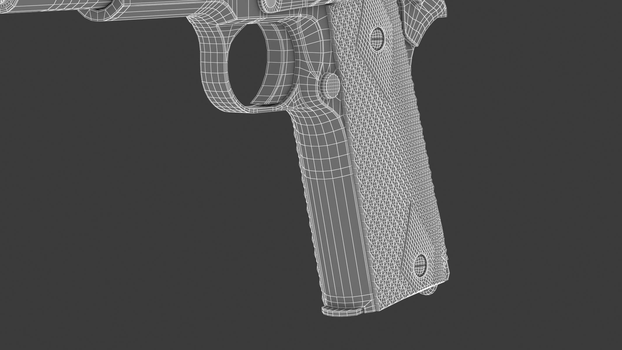 M1911 Pistol - 3D Model by frezzy