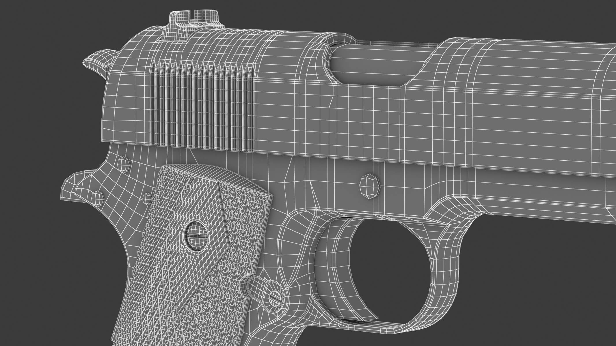 M1911 Pistol - 3D Model by frezzy