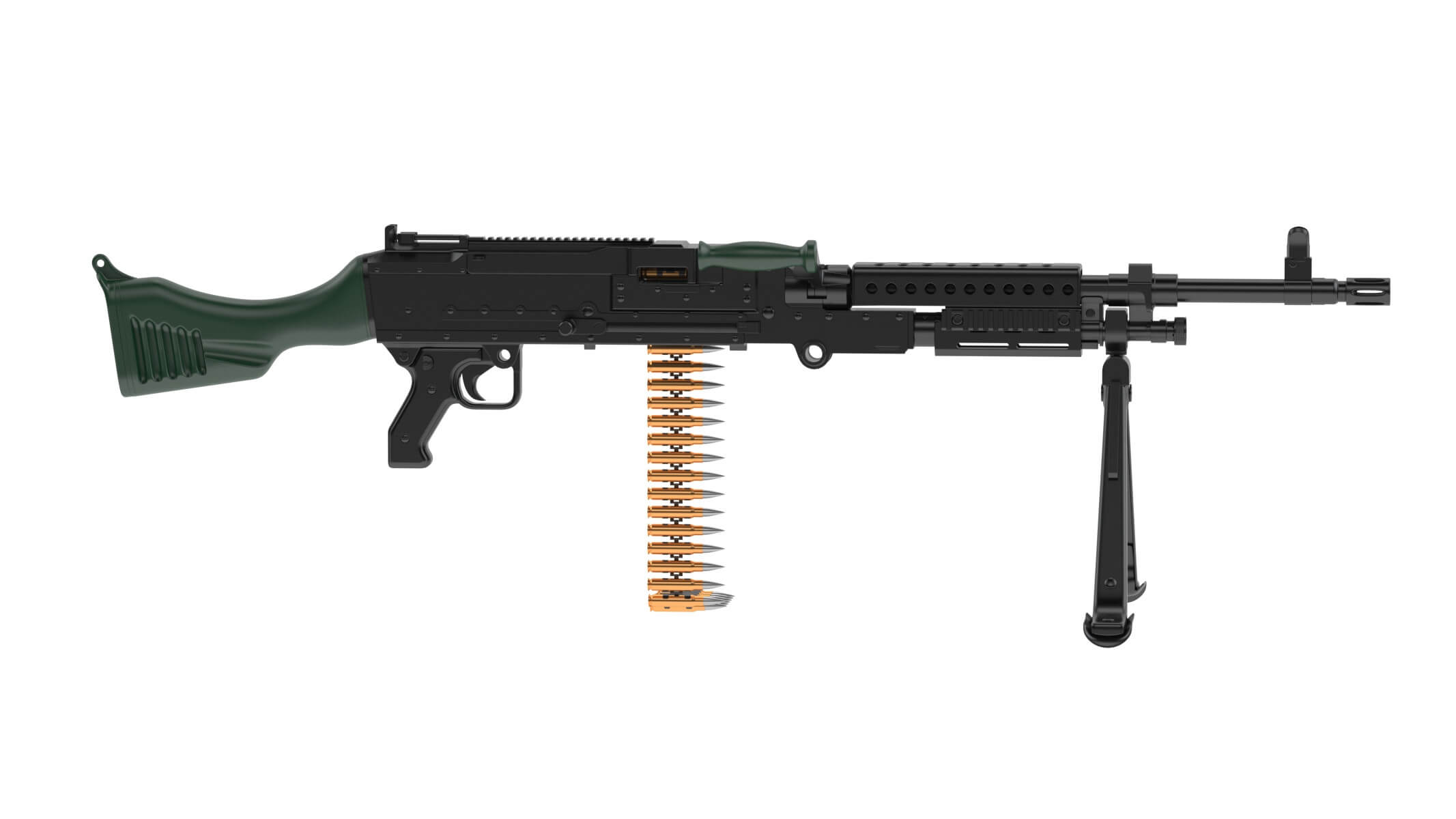 M240 Machine Gun - 3D Model by frezzy