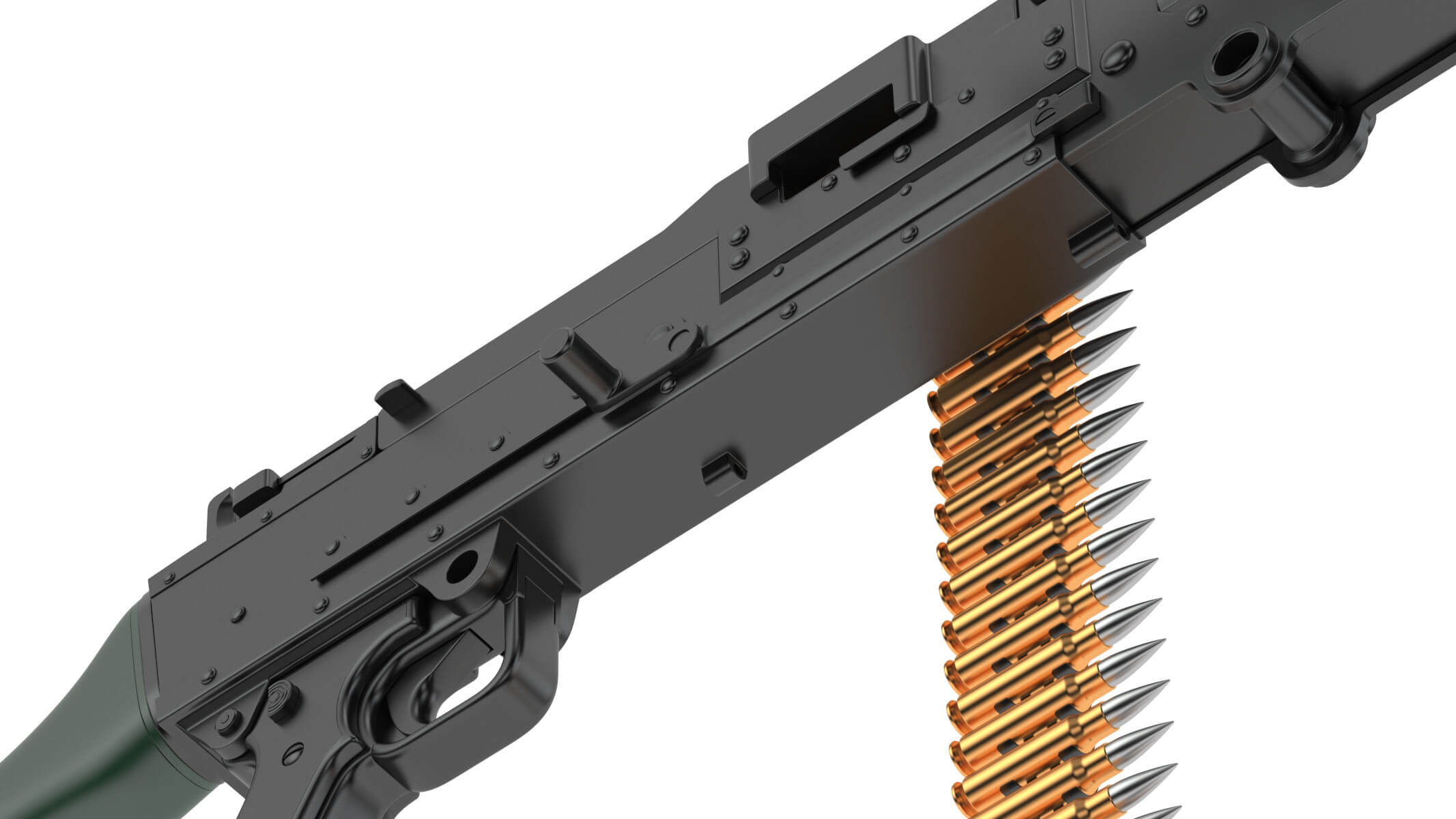 M240 Machine Gun - 3D Model by frezzy