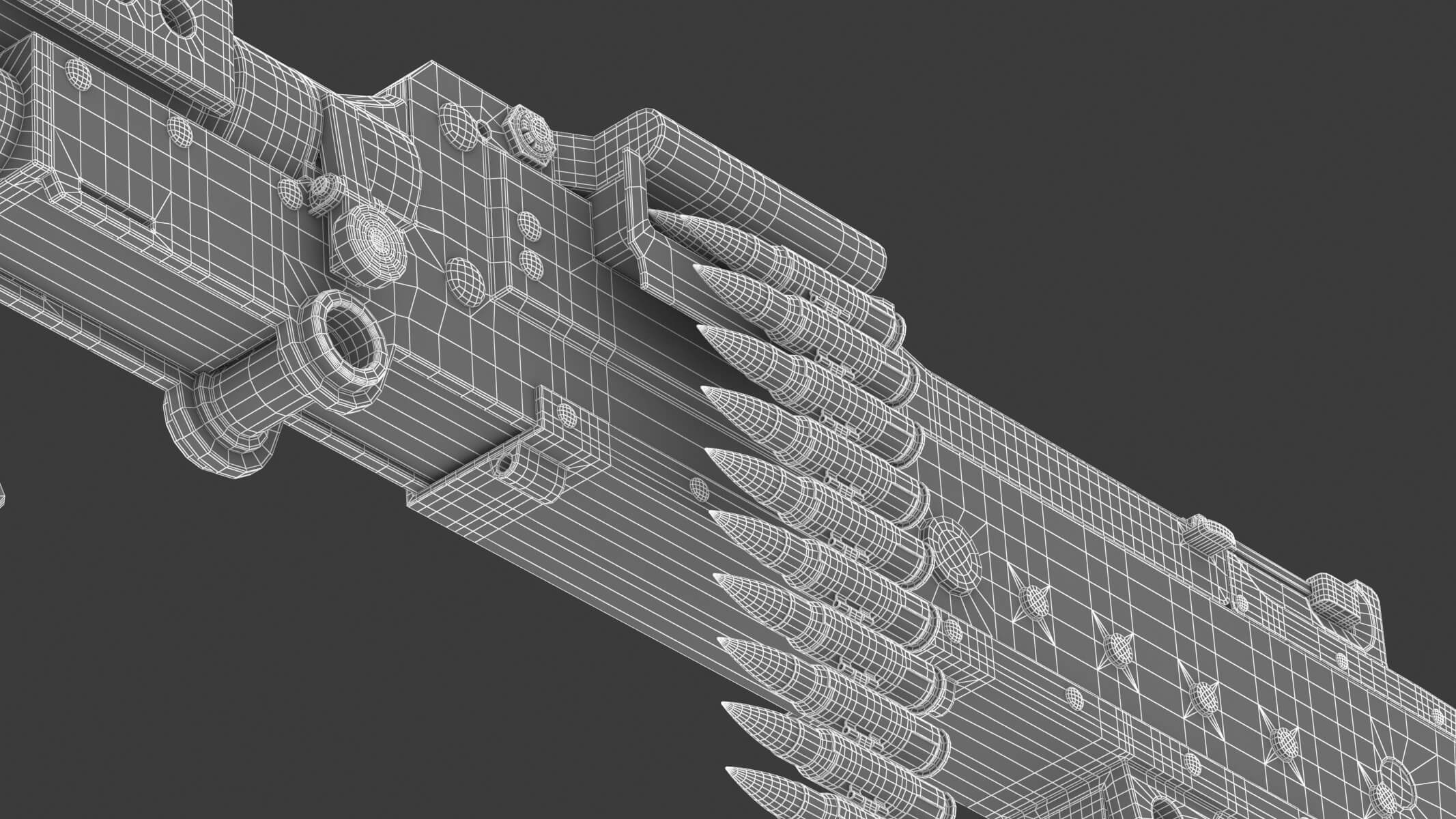 M240 Machine Gun - 3D Model by frezzy