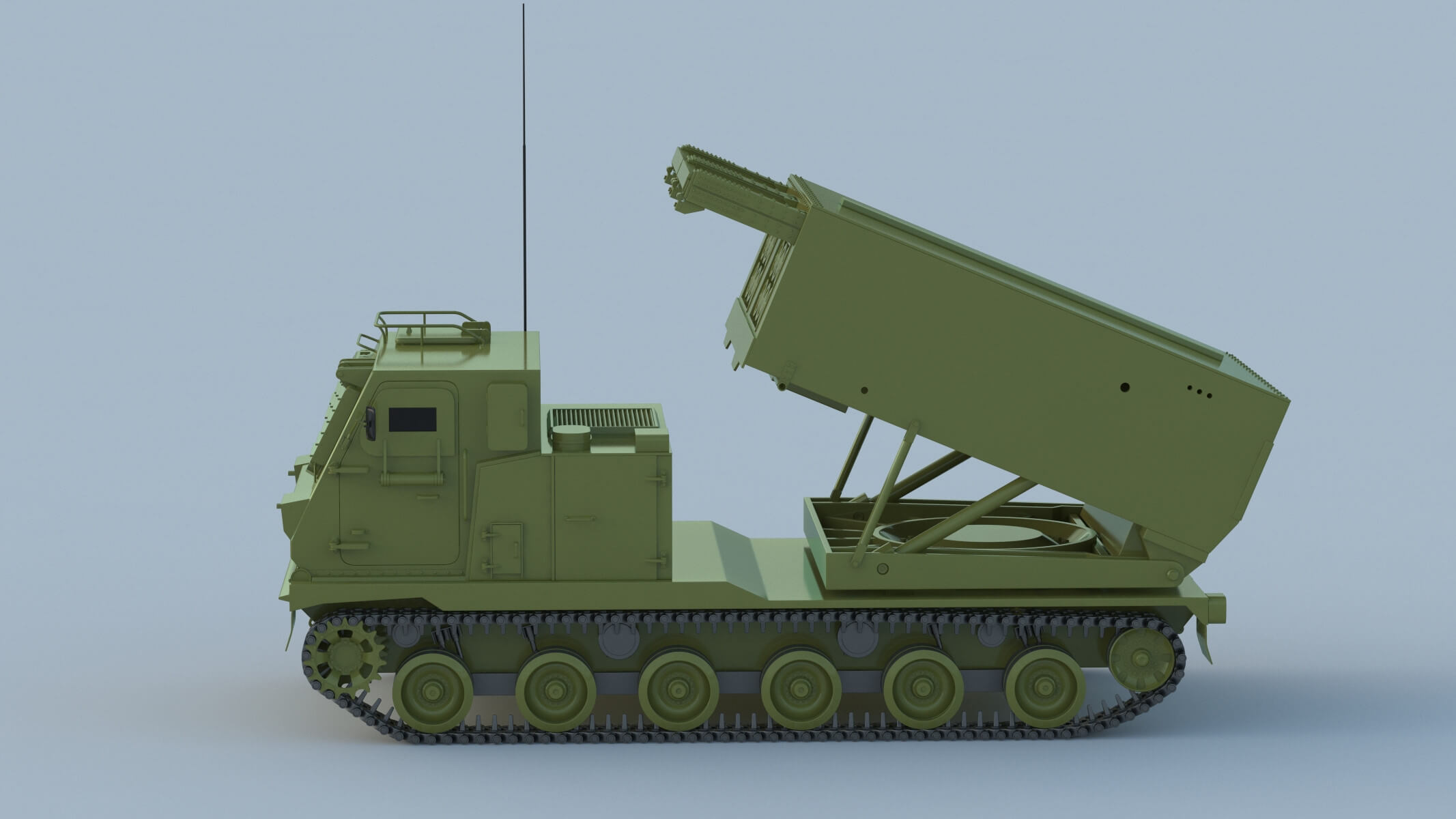 M270 Multiple Launch Rocket System - 3D Model by frezzy