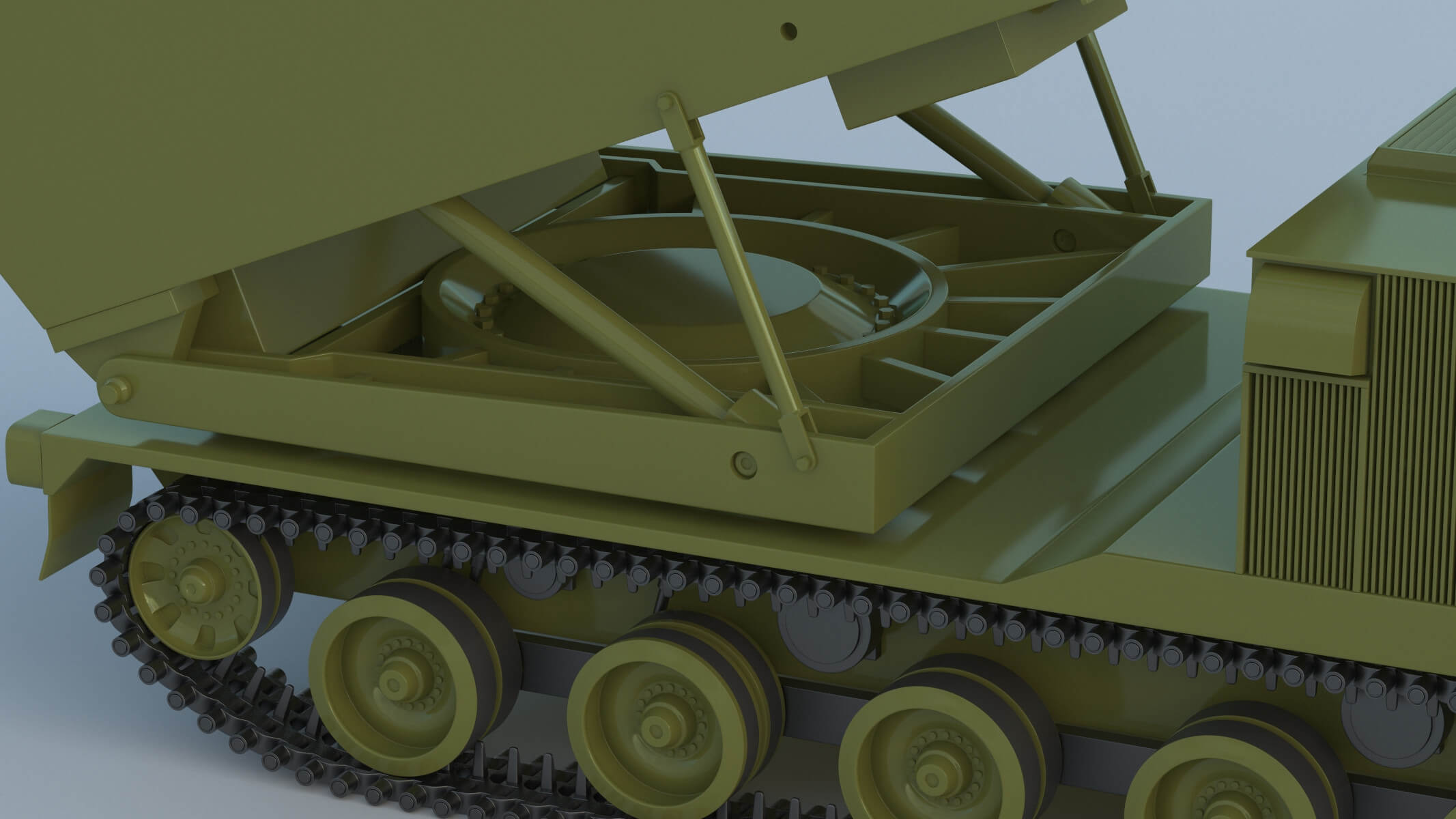 M270 Multiple Launch Rocket System - 3D Model by frezzy