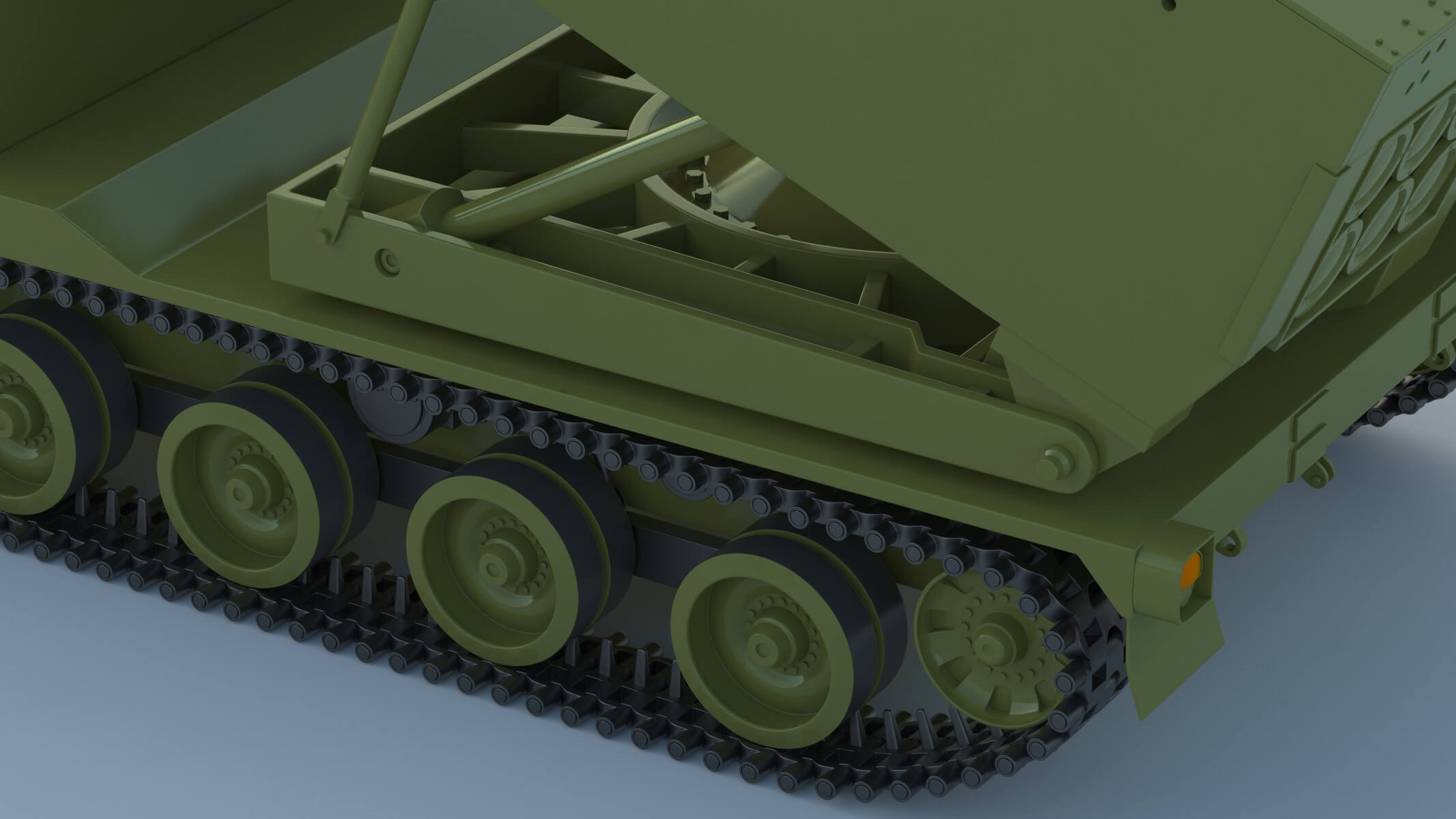 M270 Multiple Launch Rocket System - 3D Model by frezzy