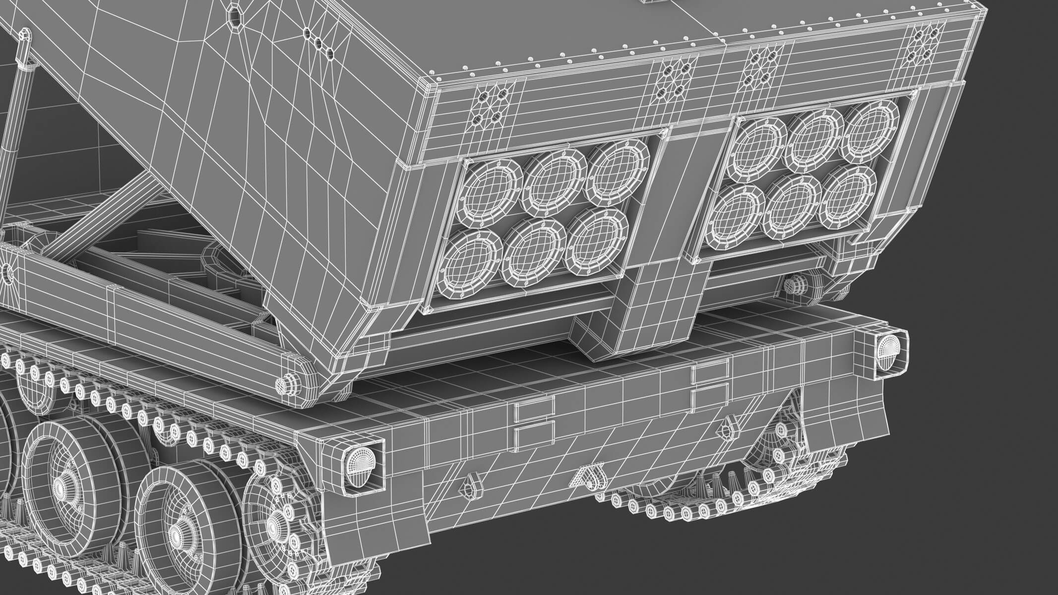M270 Multiple Launch Rocket System - 3D Model by frezzy