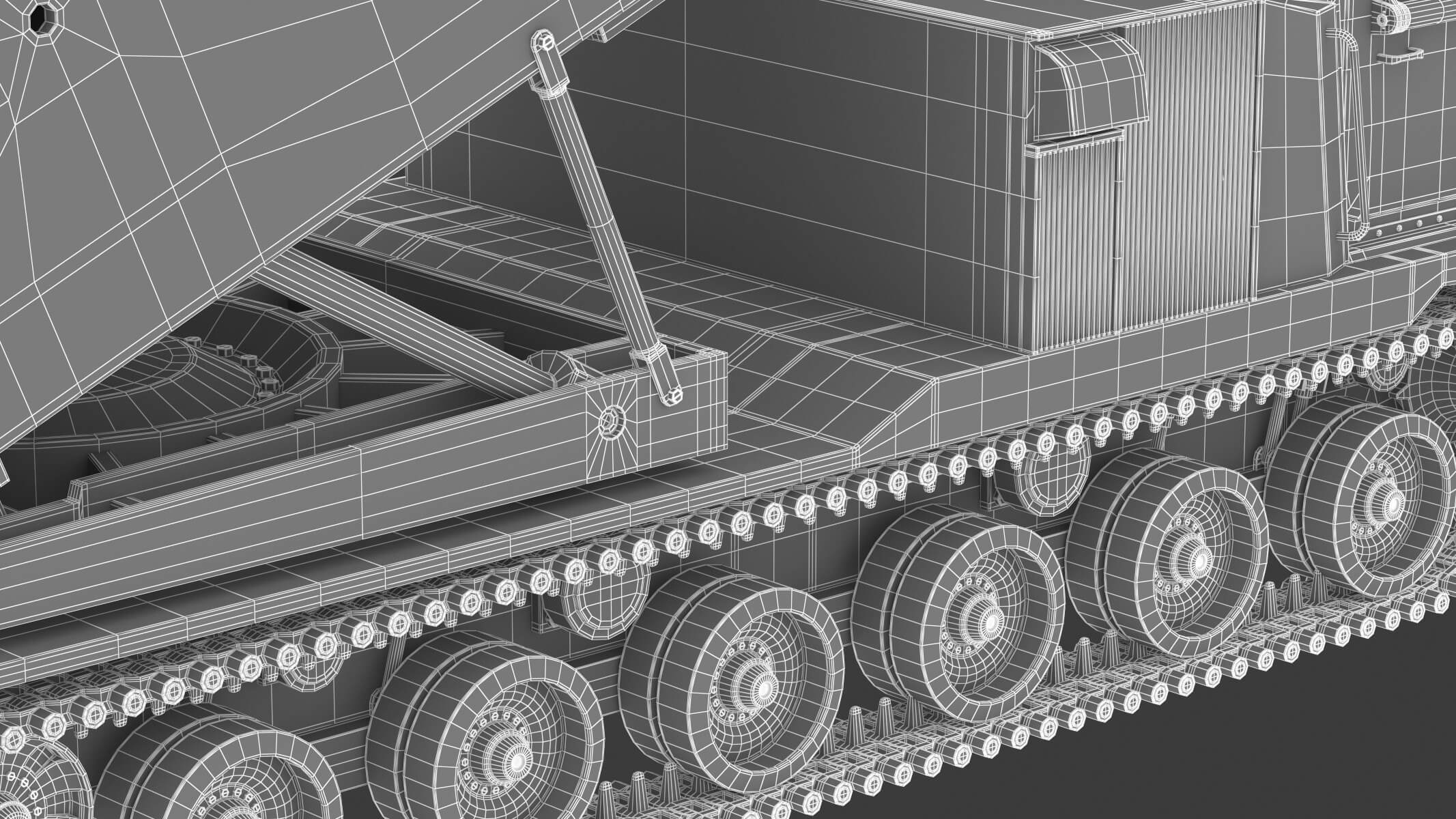 M270 Multiple Launch Rocket System - 3D Model by frezzy