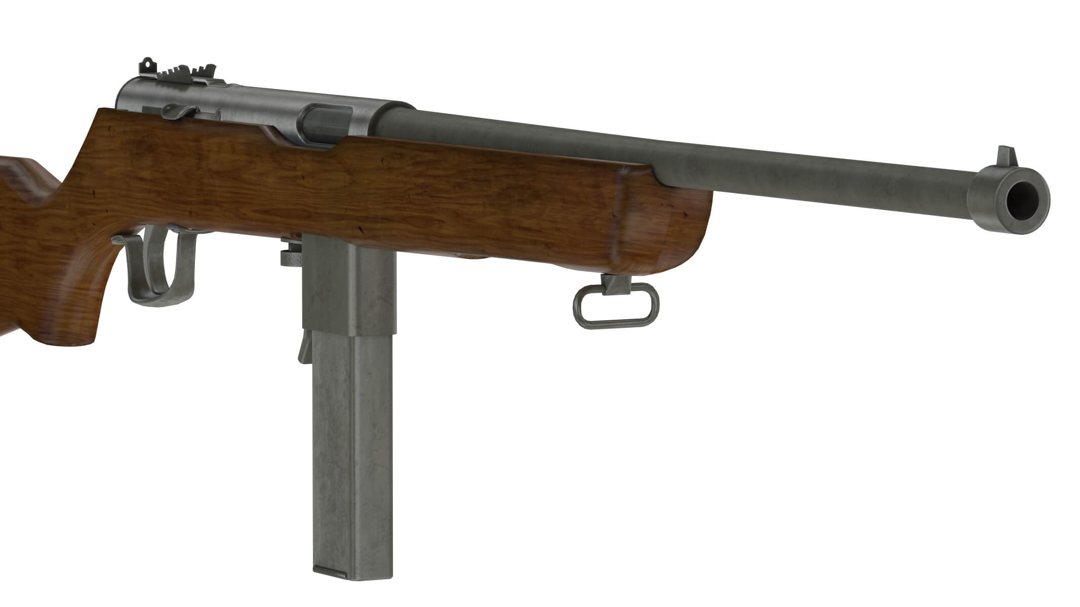 M50 Reising Low Poly - 3D Model by frezzy