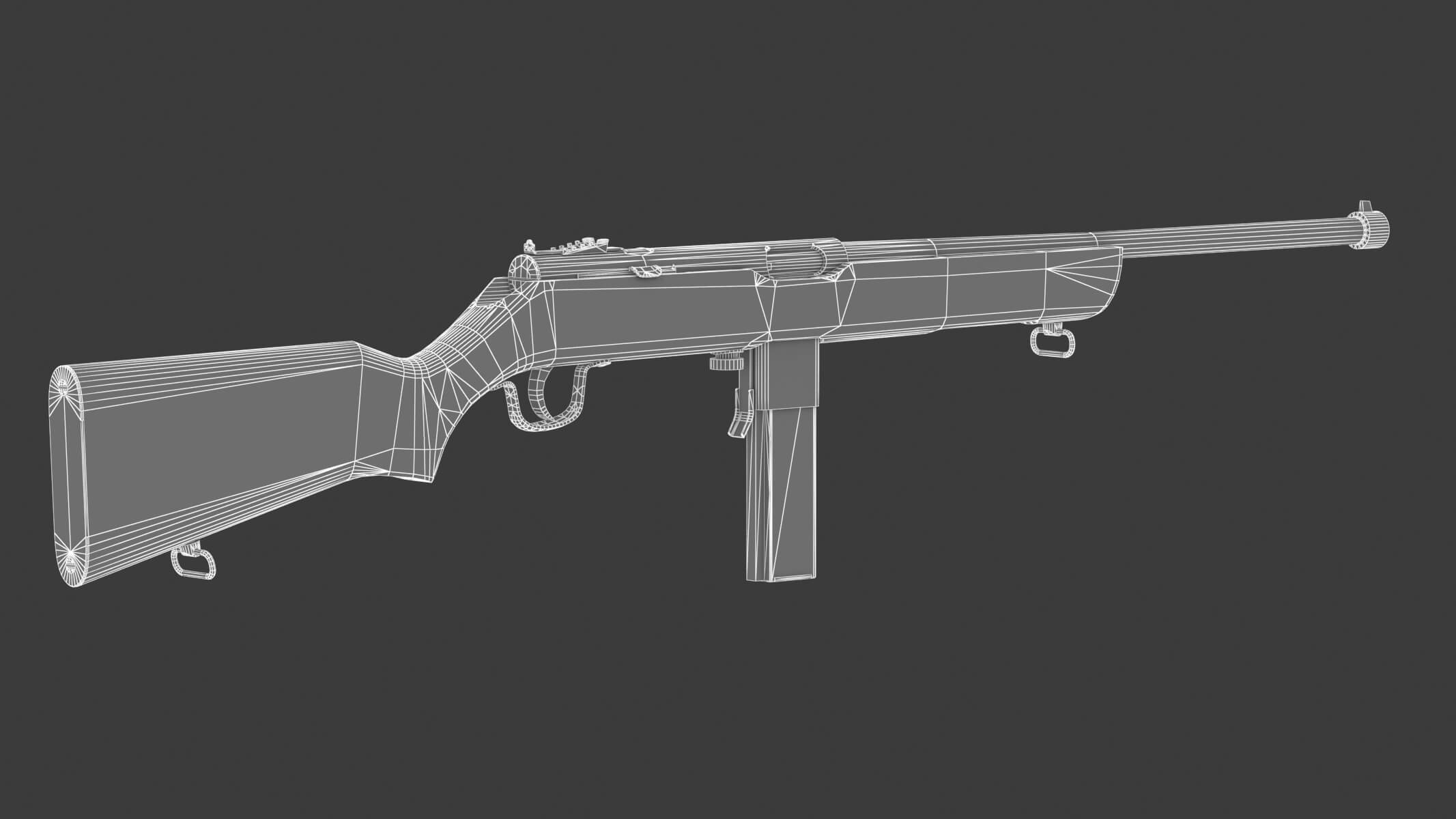 M50 Reising Low Poly - 3D Model by frezzy