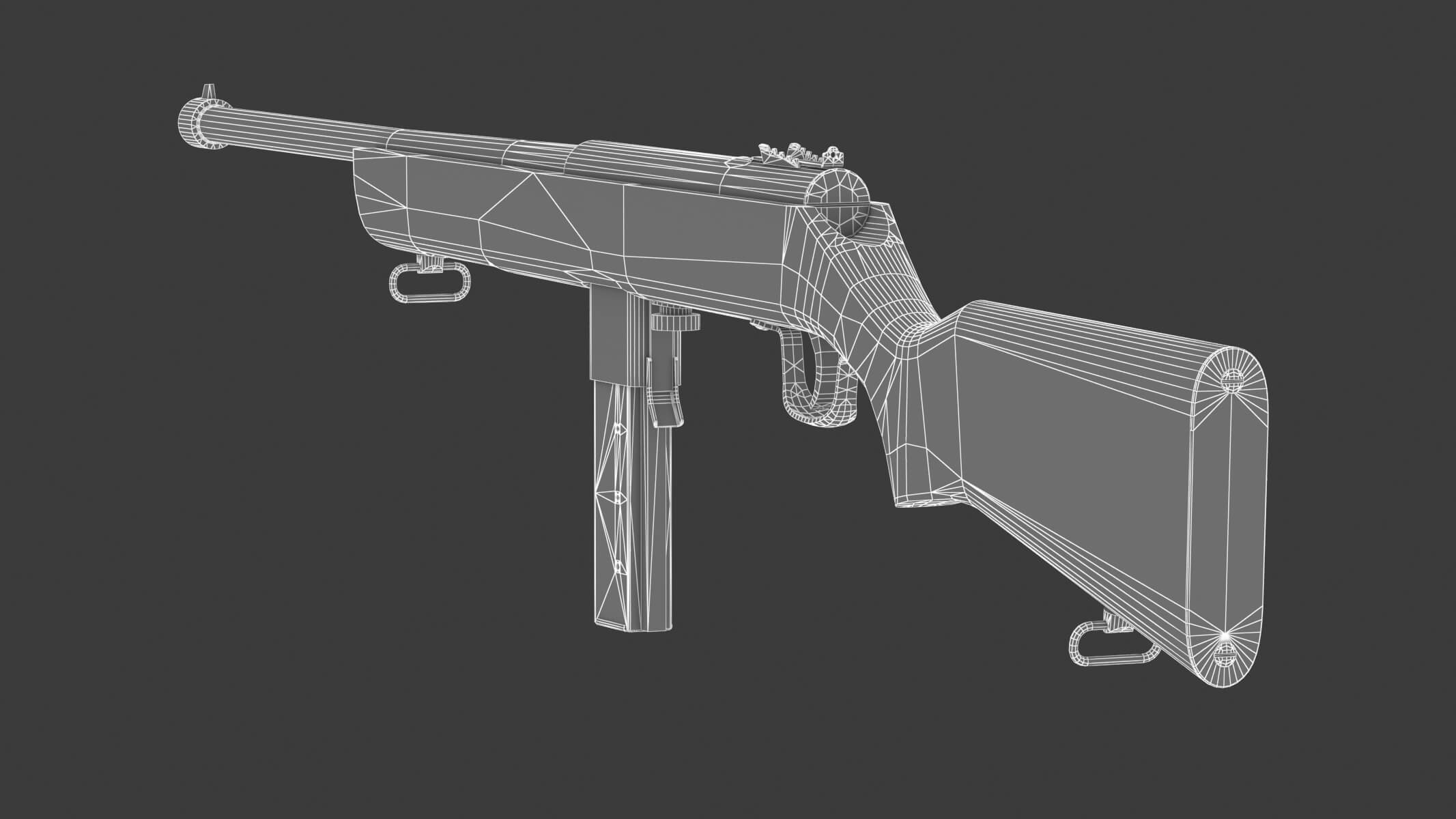 M50 Reising Low Poly - 3D Model by frezzy