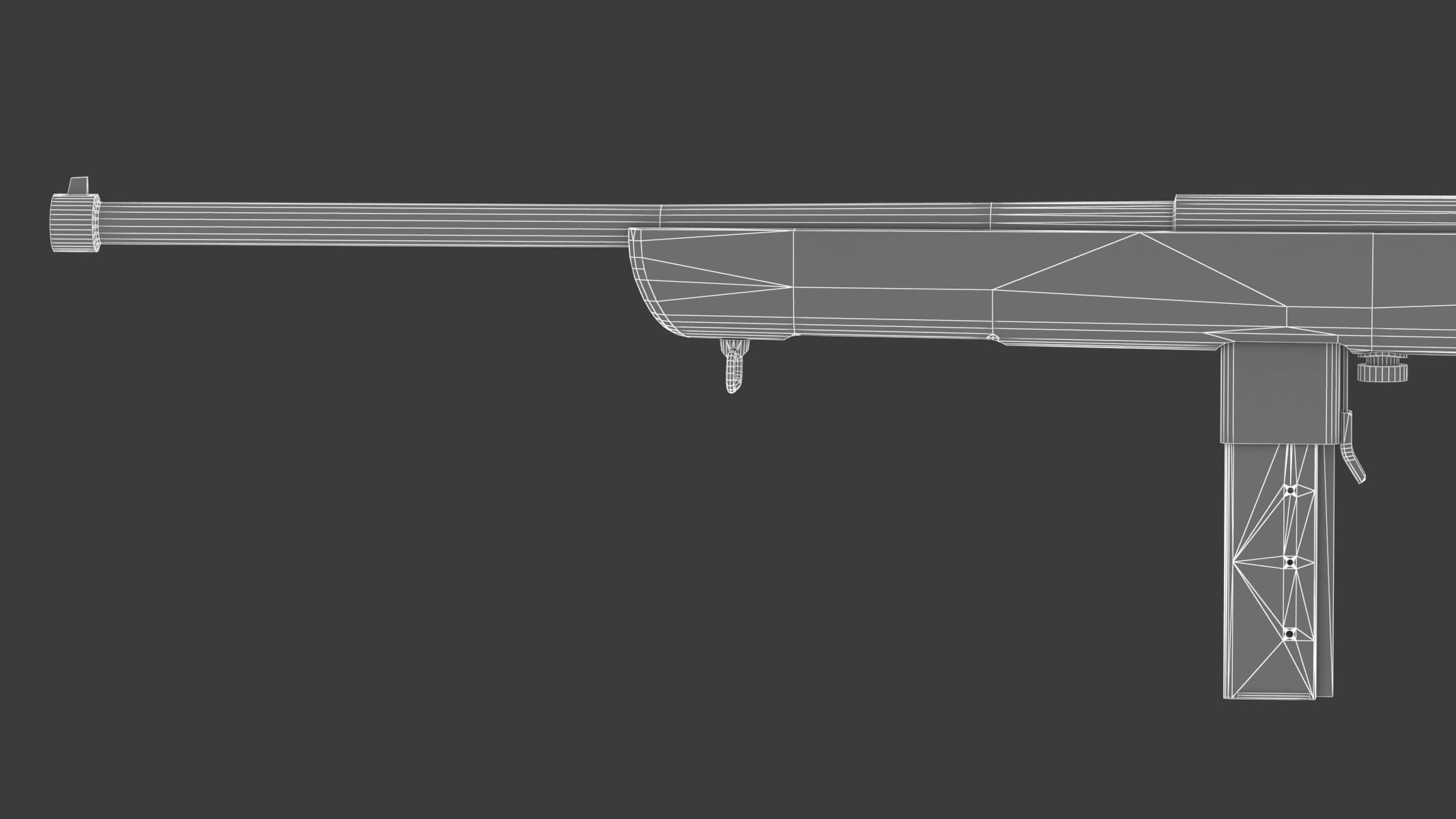 M50 Reising Low Poly - 3D Model by frezzy