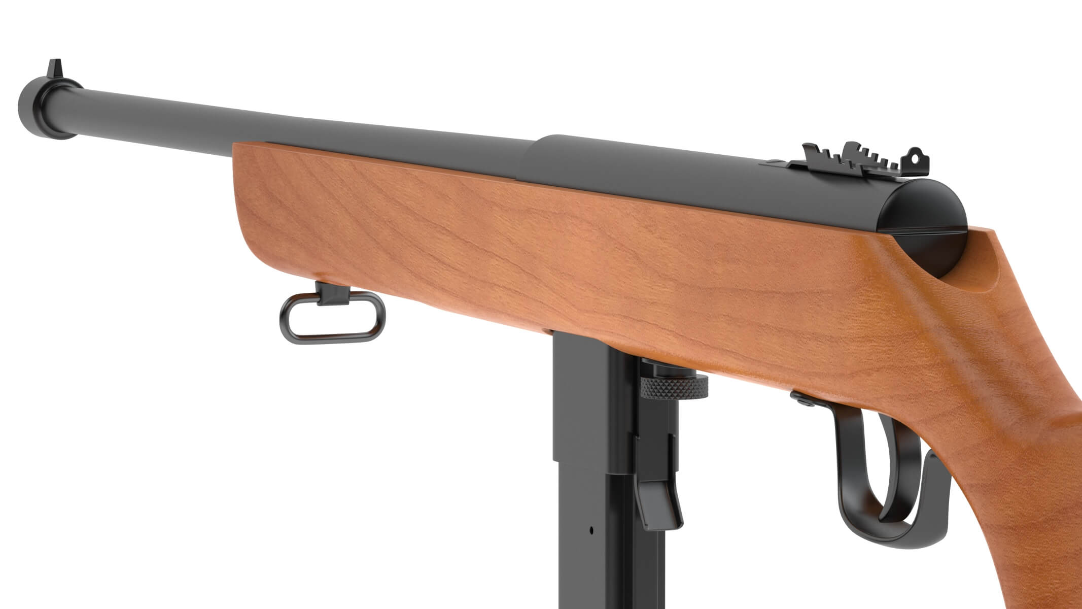 M50 Reising Submachine Gun - 3D Model by frezzy