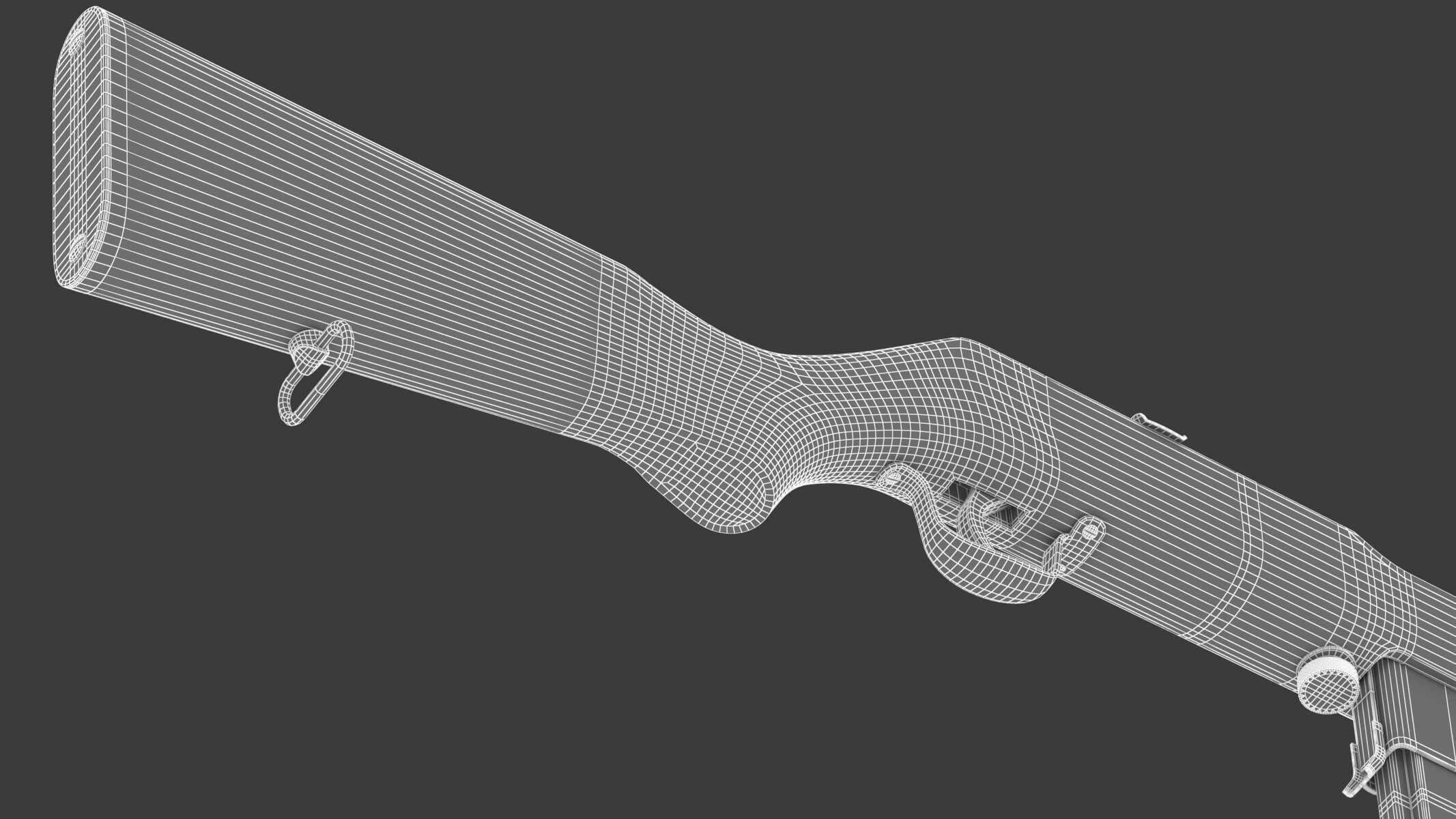 M50 Reising Submachine Gun - 3D Model by frezzy