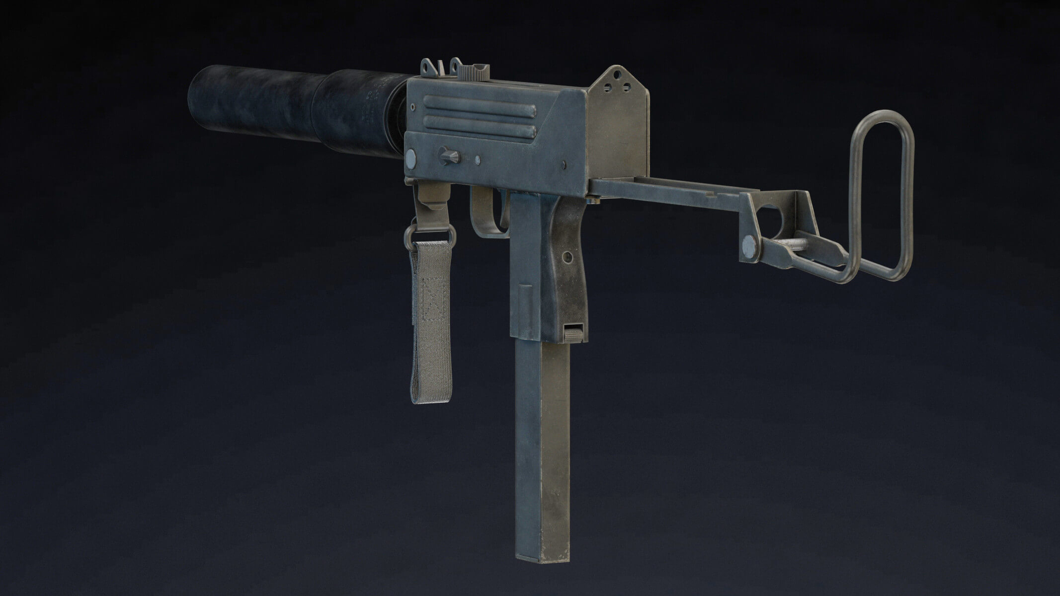 Mac 10 Low Poly - 3D Model by frezzy