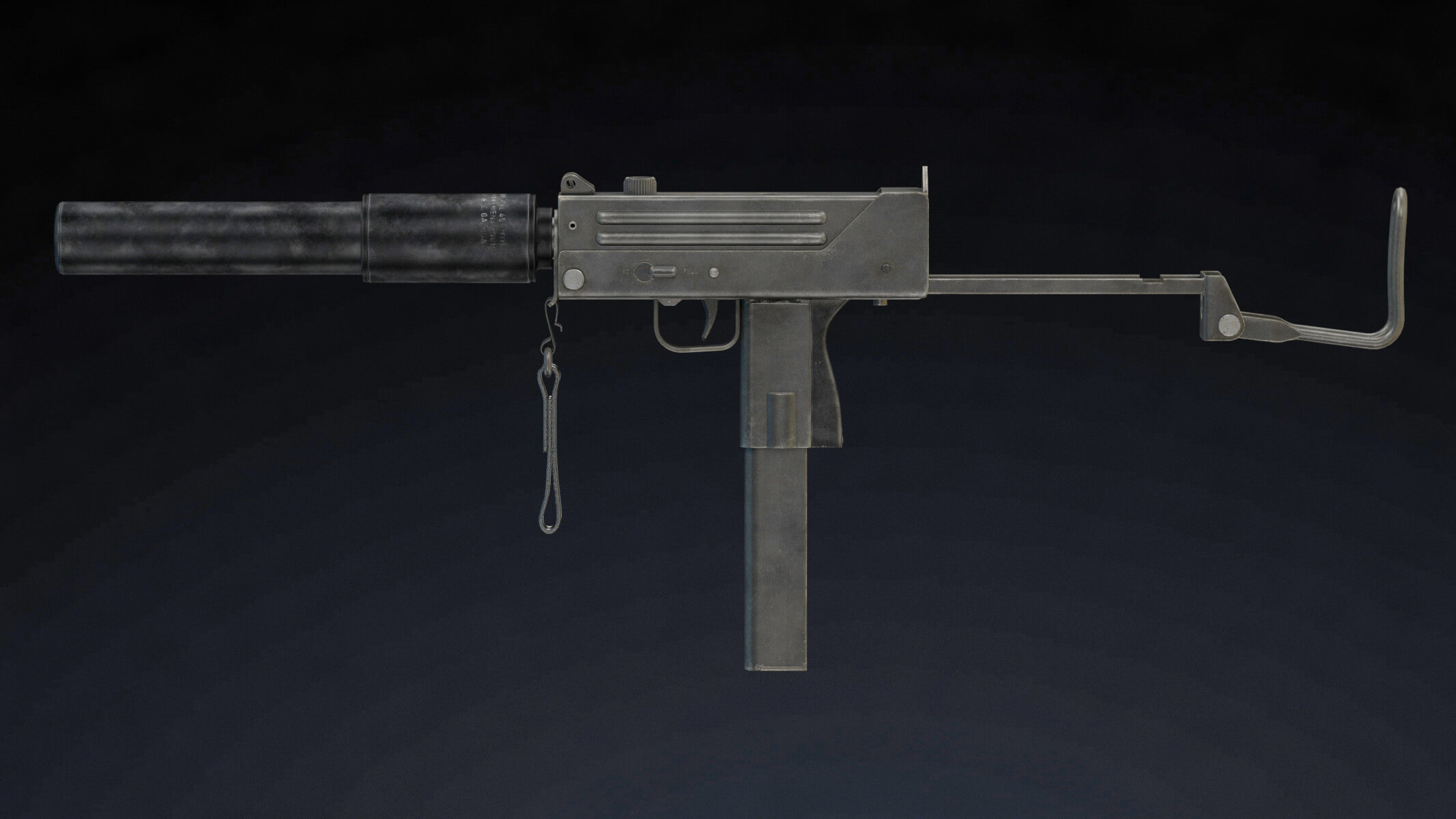 Mac 10 Low Poly - 3D Model by frezzy