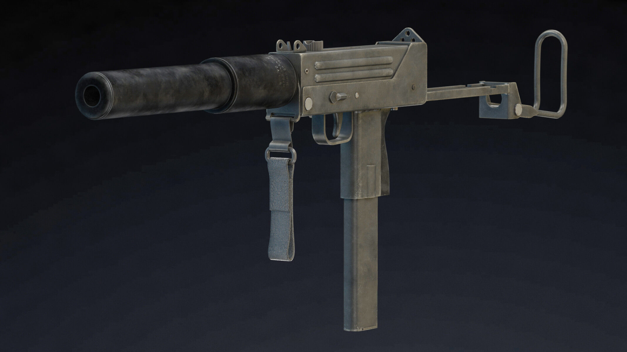 Mac 10 Low Poly - 3D Model by frezzy