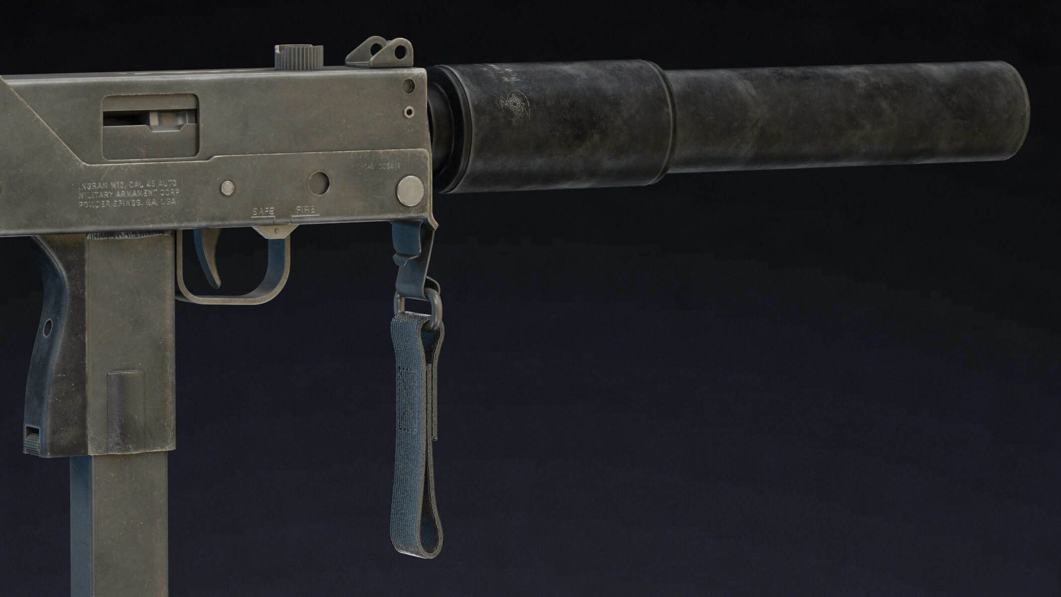 Mac 10 Low Poly - 3D Model by frezzy