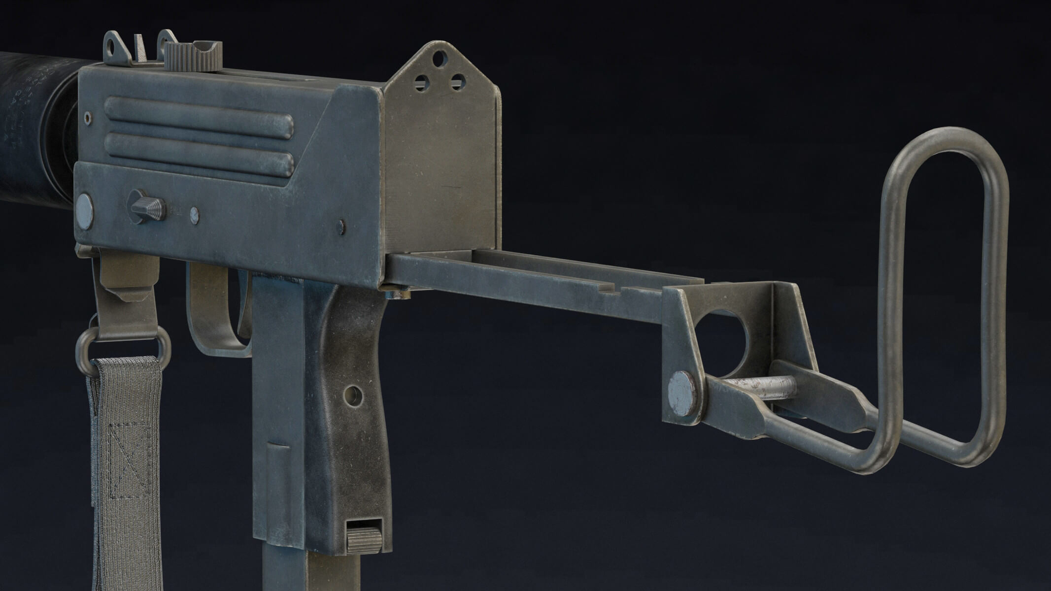 Mac 10 Low Poly - 3D Model by frezzy