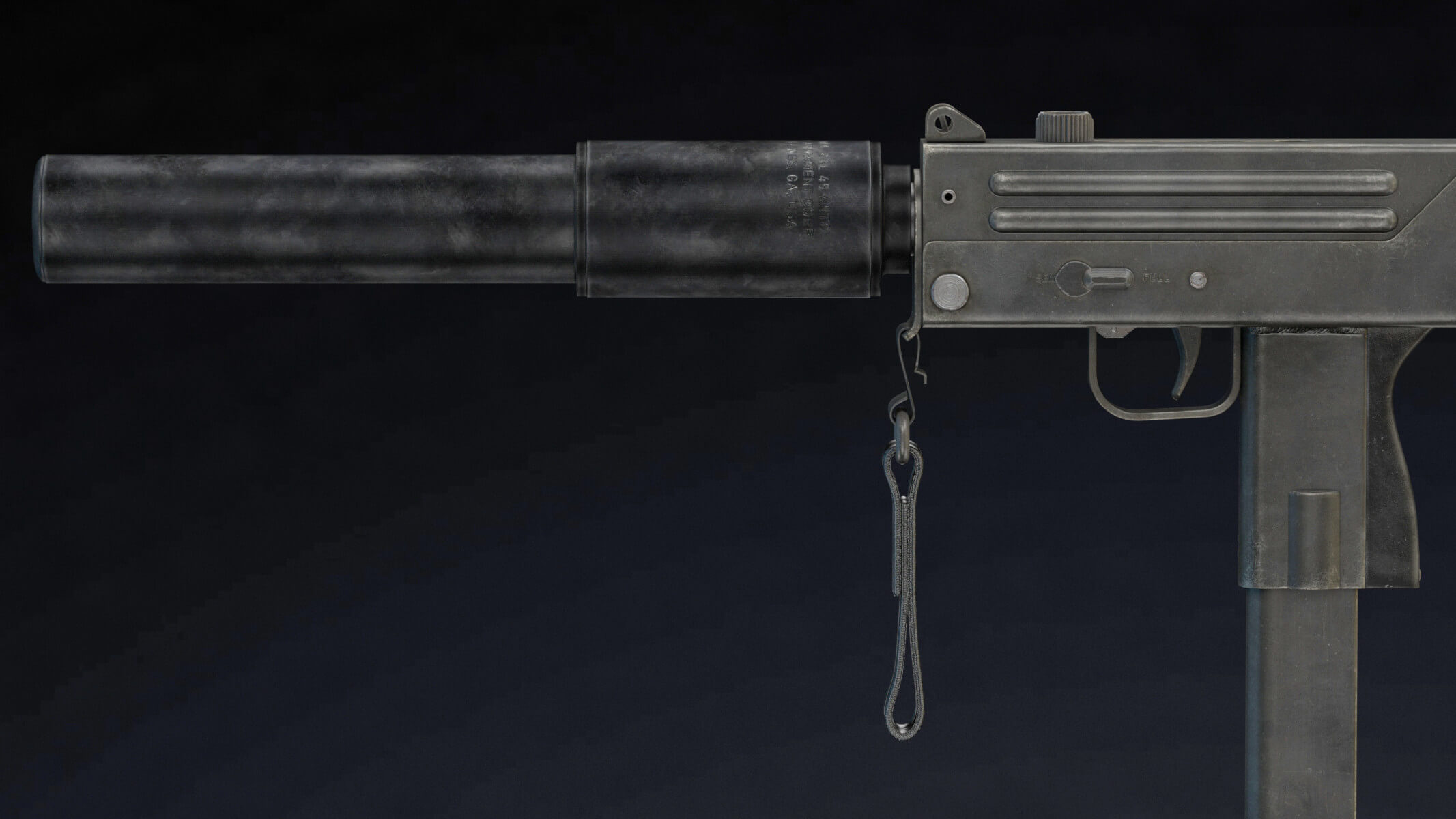 Mac 10 Low Poly - 3D Model by frezzy