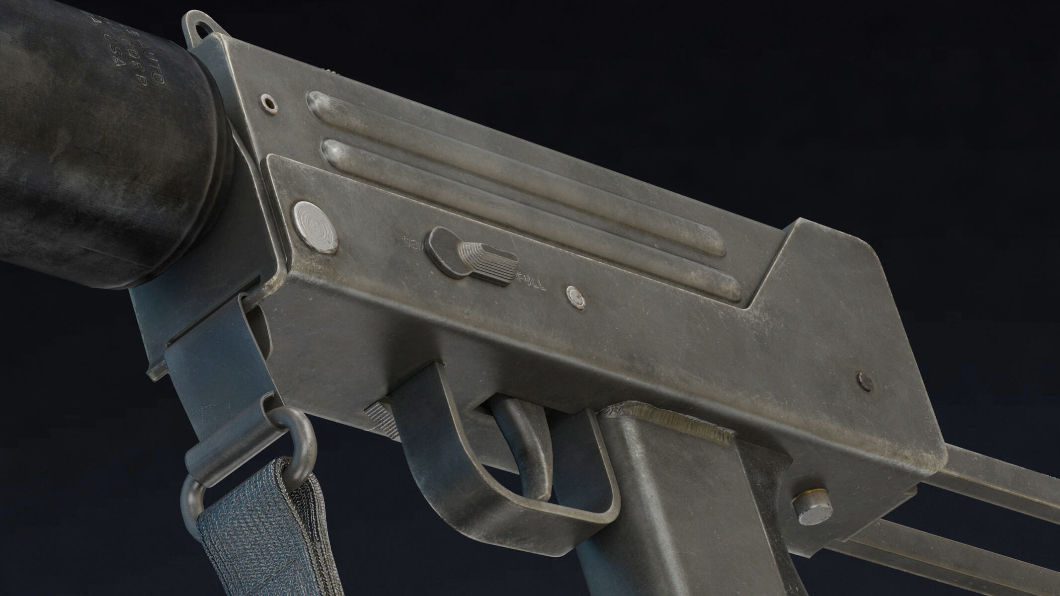 Mac 10 Low Poly - 3D Model by frezzy