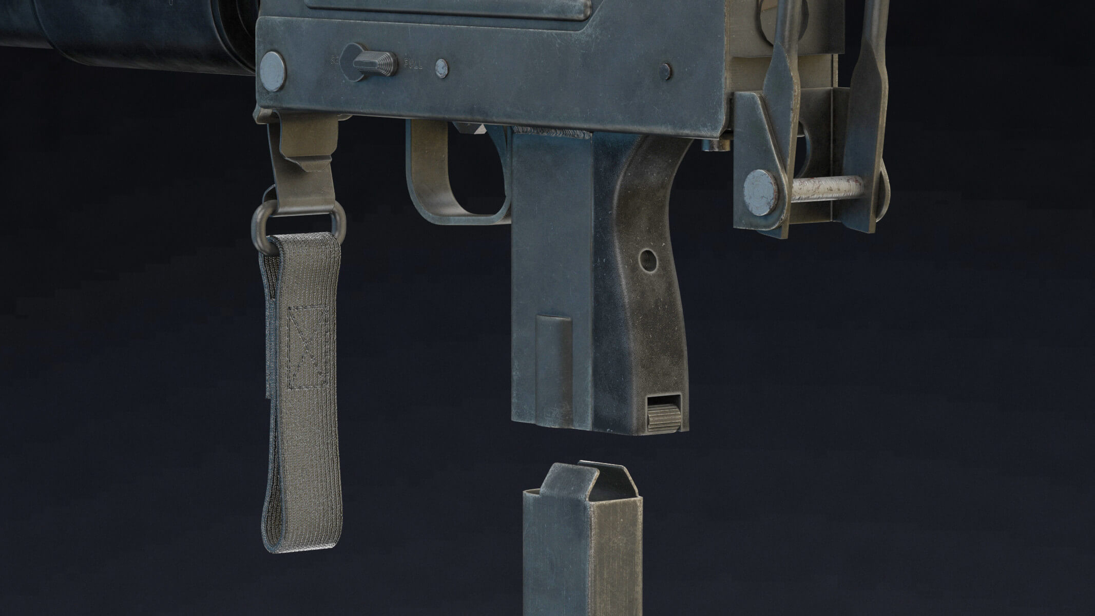 Mac 10 Low Poly - 3D Model by frezzy