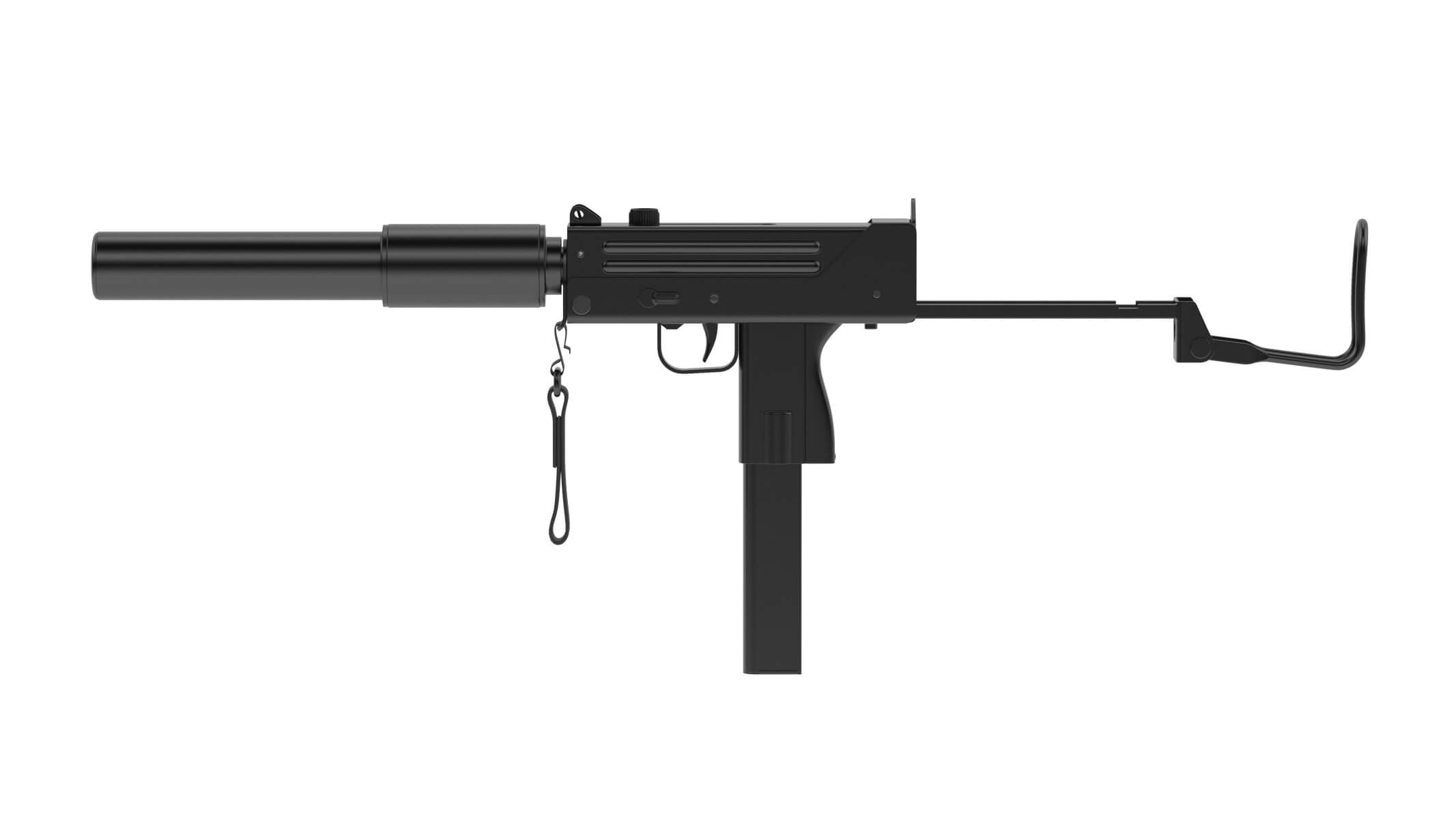 MAC-10 3D Model by frezzy