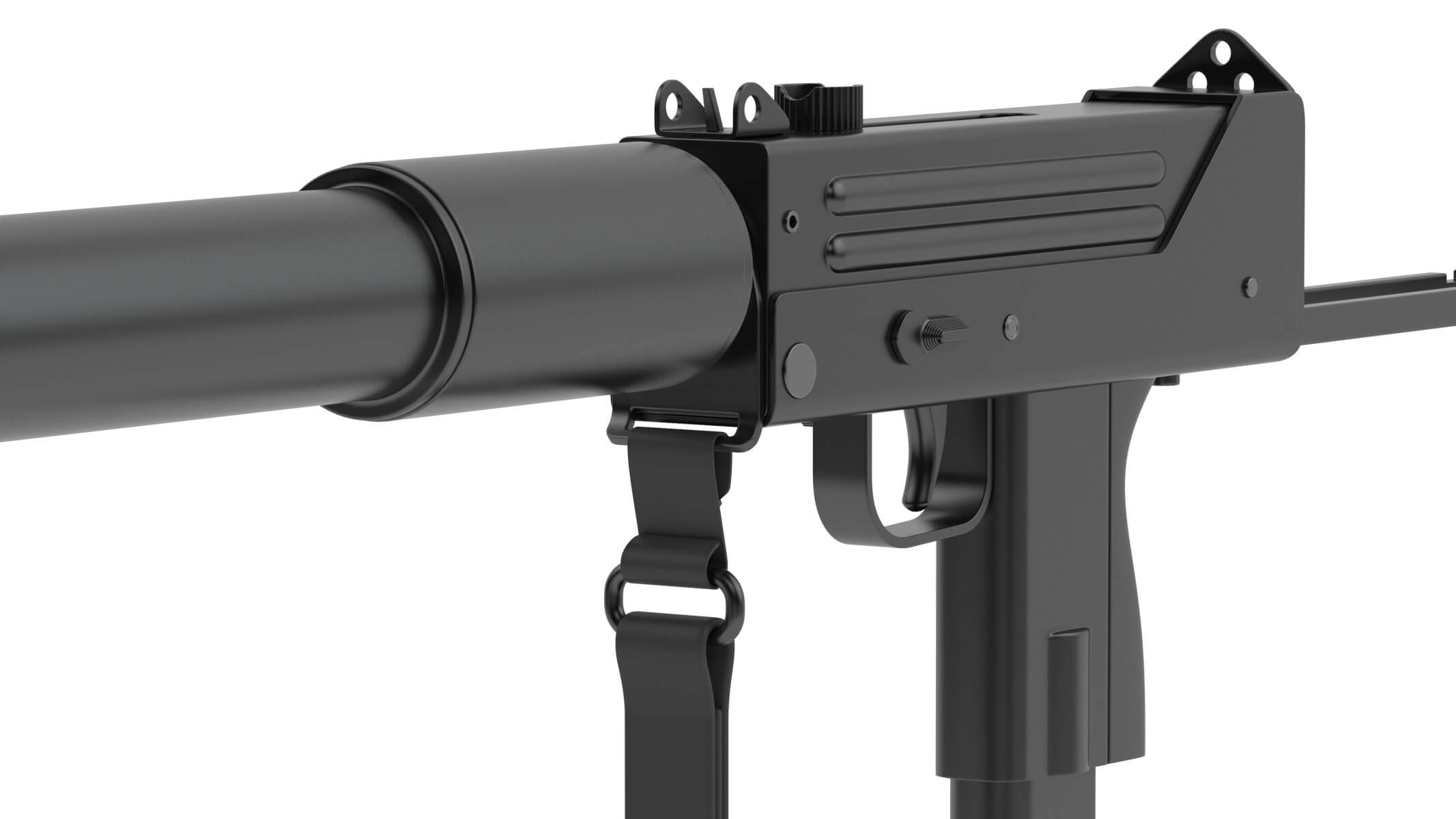 MAC-10 3D Model by frezzy