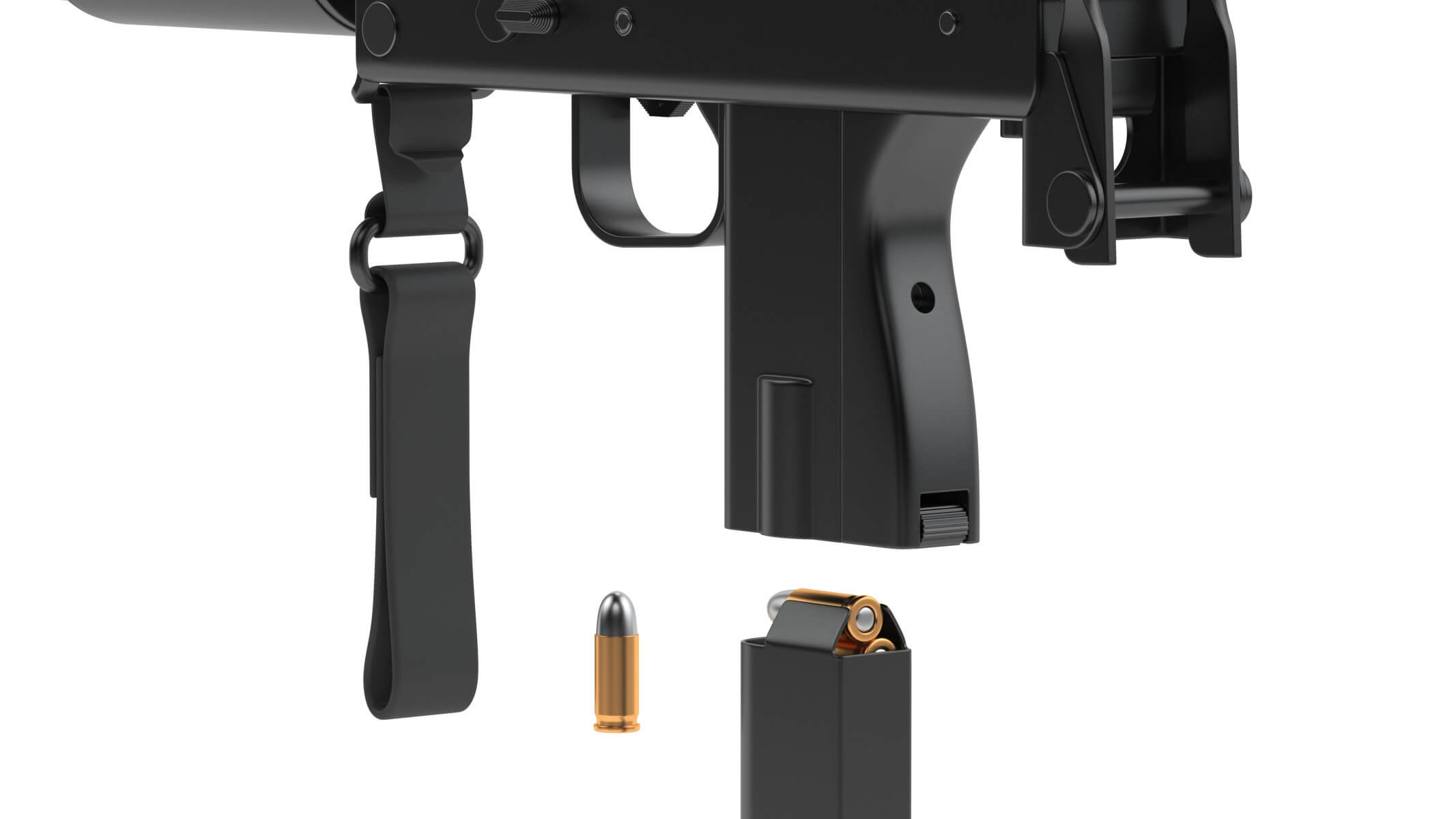 MAC-10 3D Model by frezzy