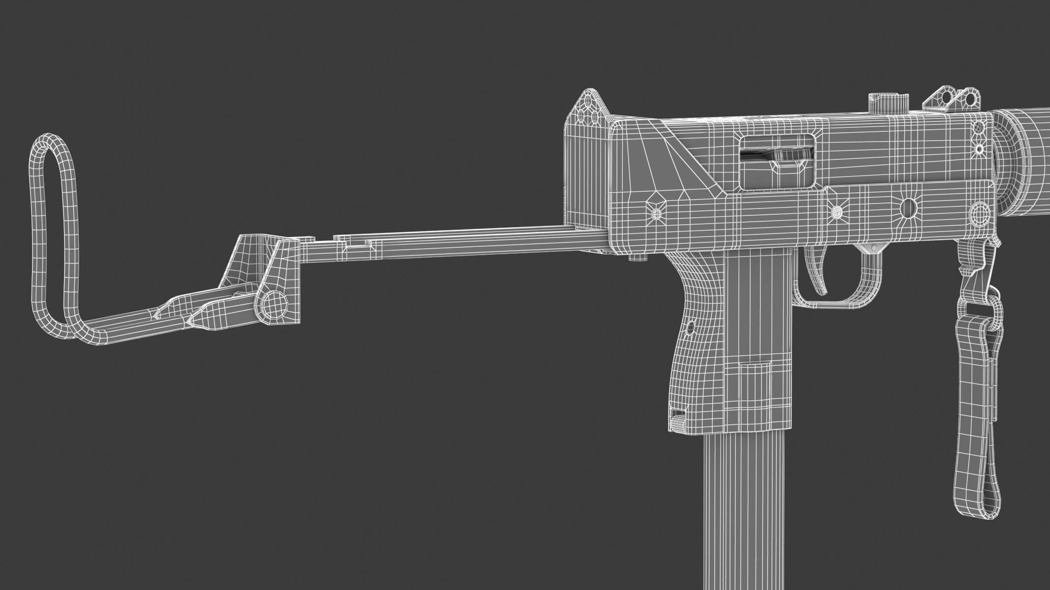 MAC-10 3D Model by frezzy