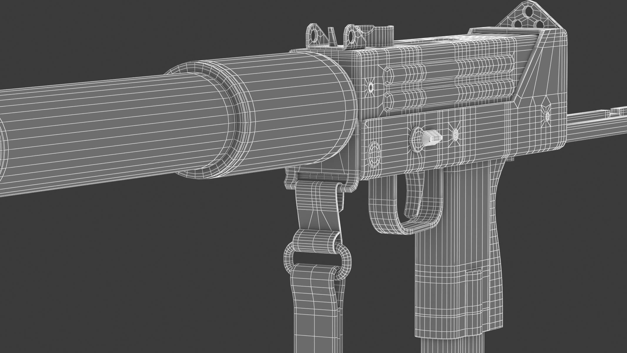 MAC-10 3D Model by frezzy