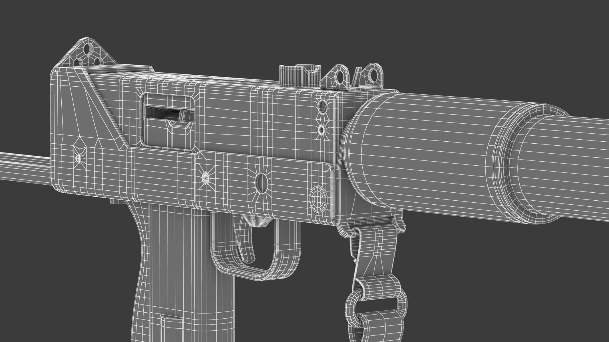 MAC-10 3D Model by frezzy
