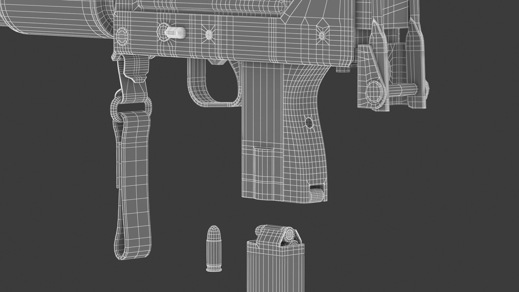 MAC-10 3D Model by frezzy