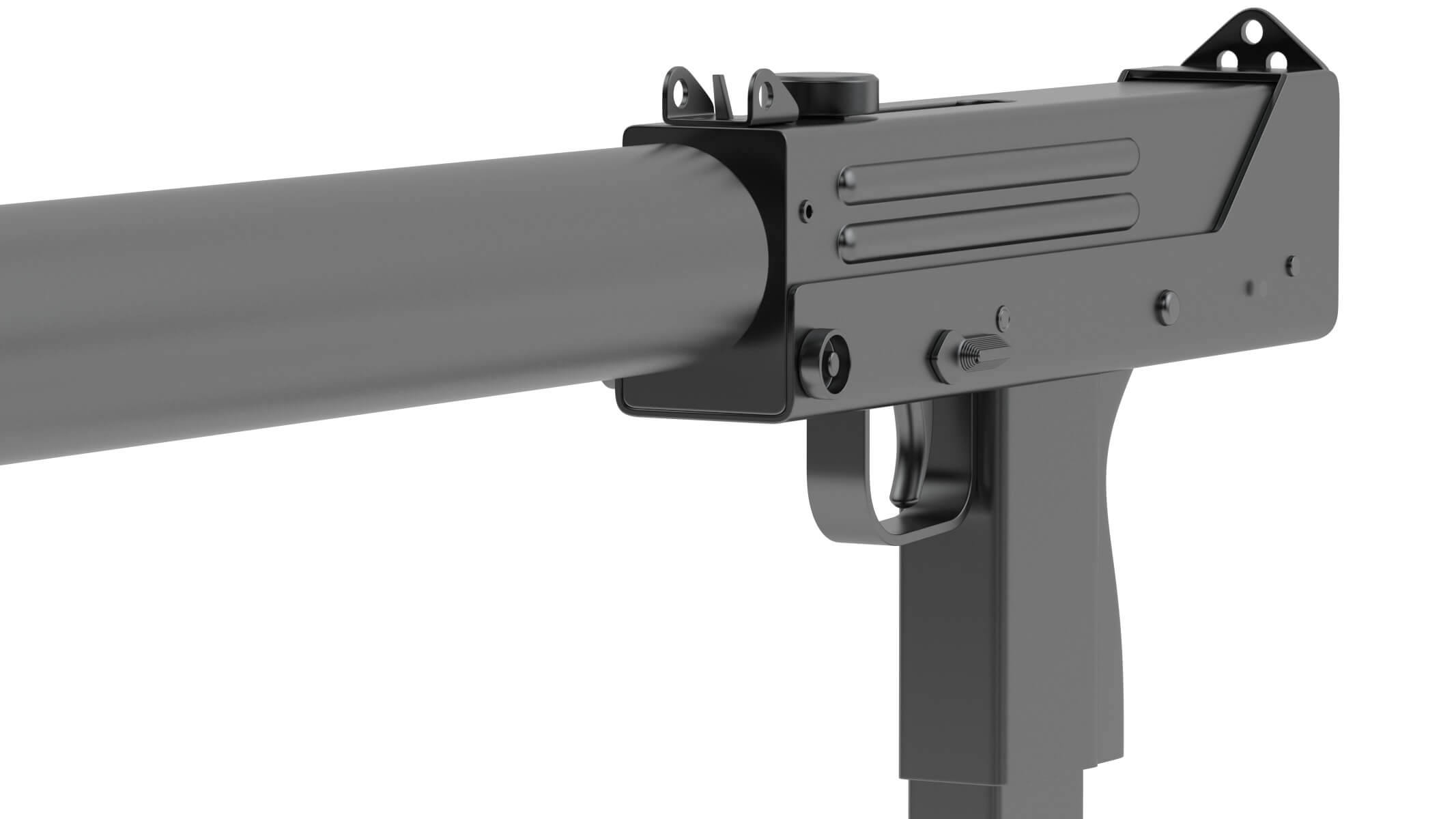 MAC-11 Machine Pistol 3D Model by frezzy