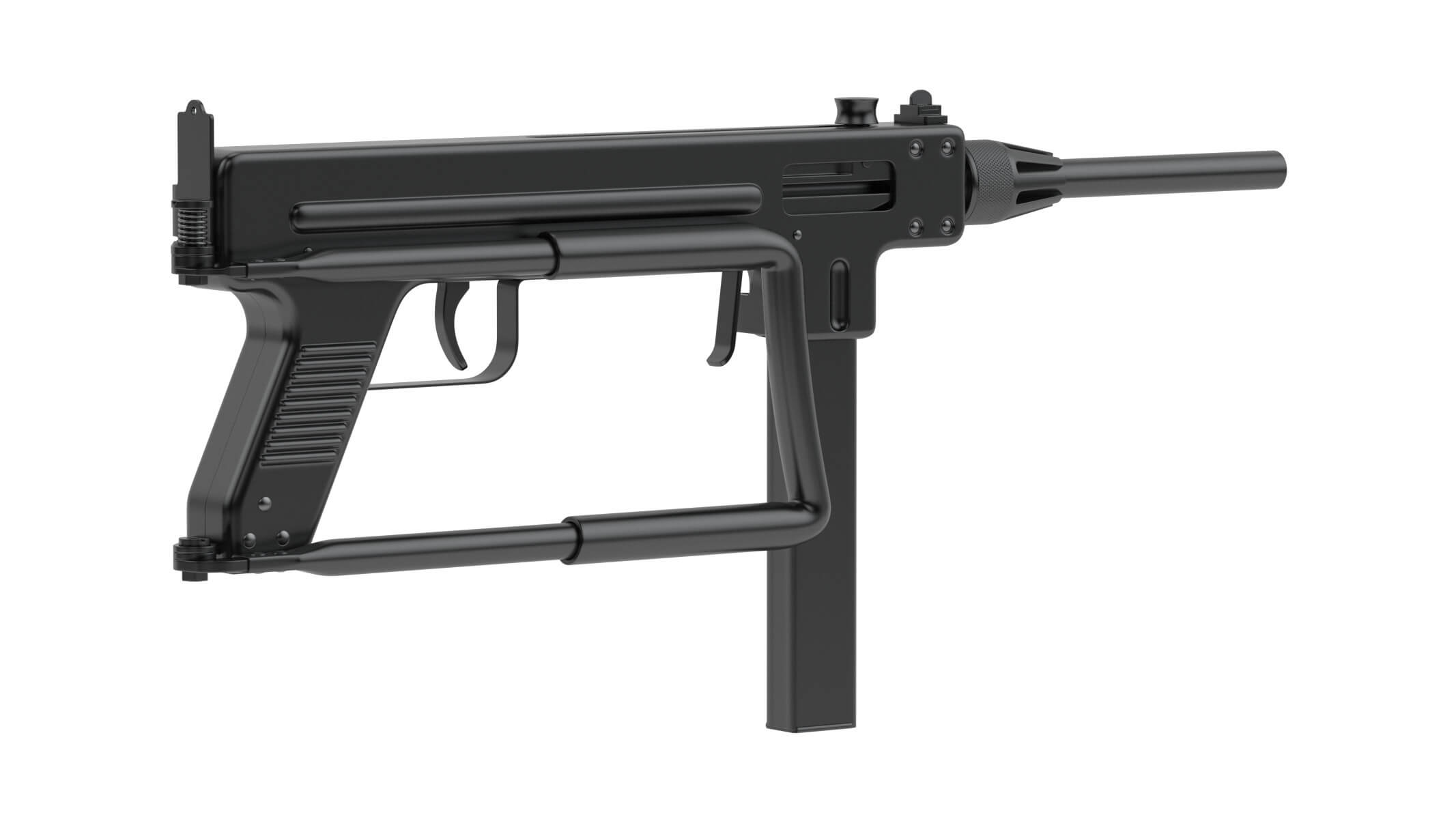 Madsen M-50 3D Model by frezzy