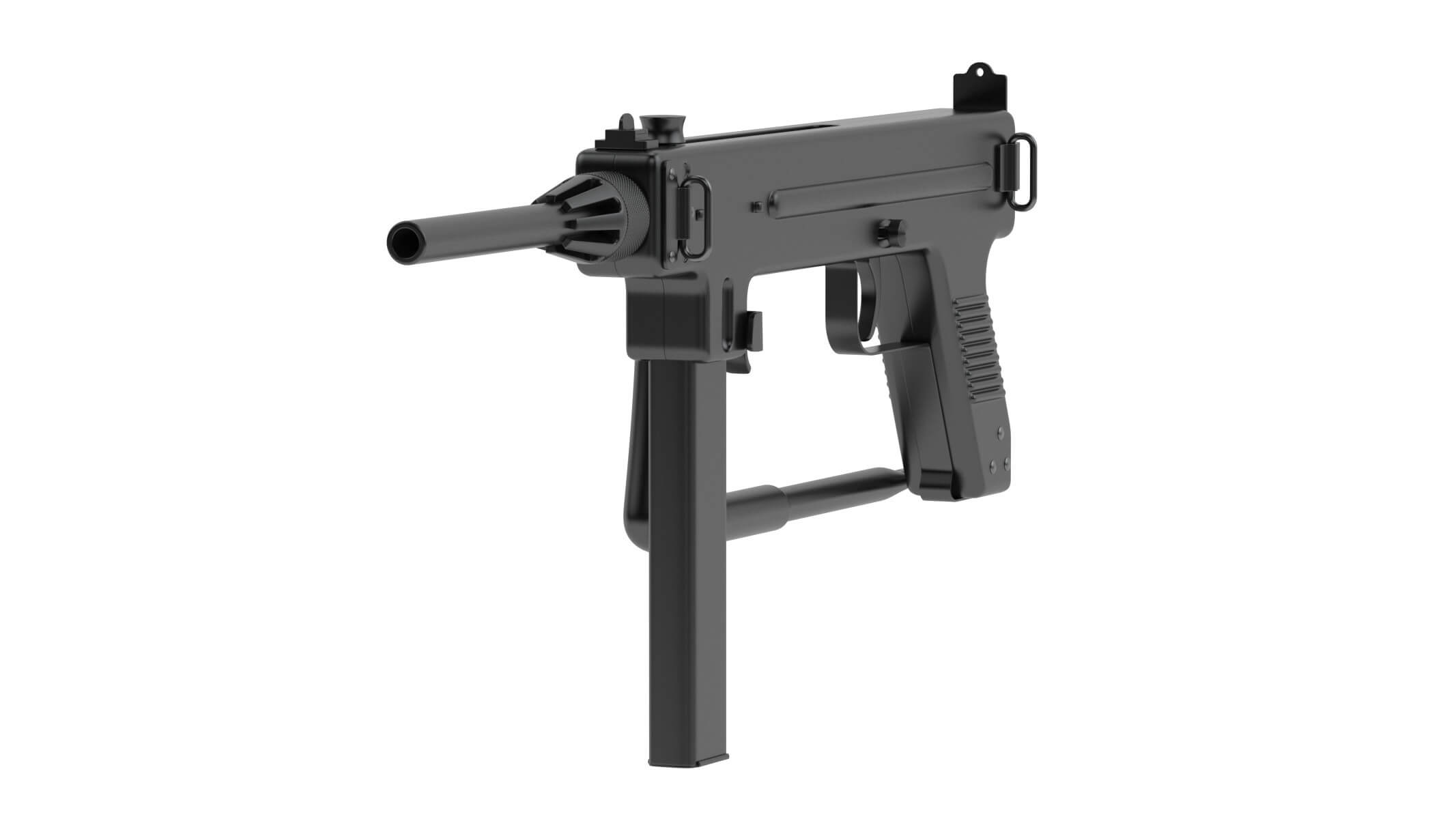 Madsen M-50 3D Model by frezzy